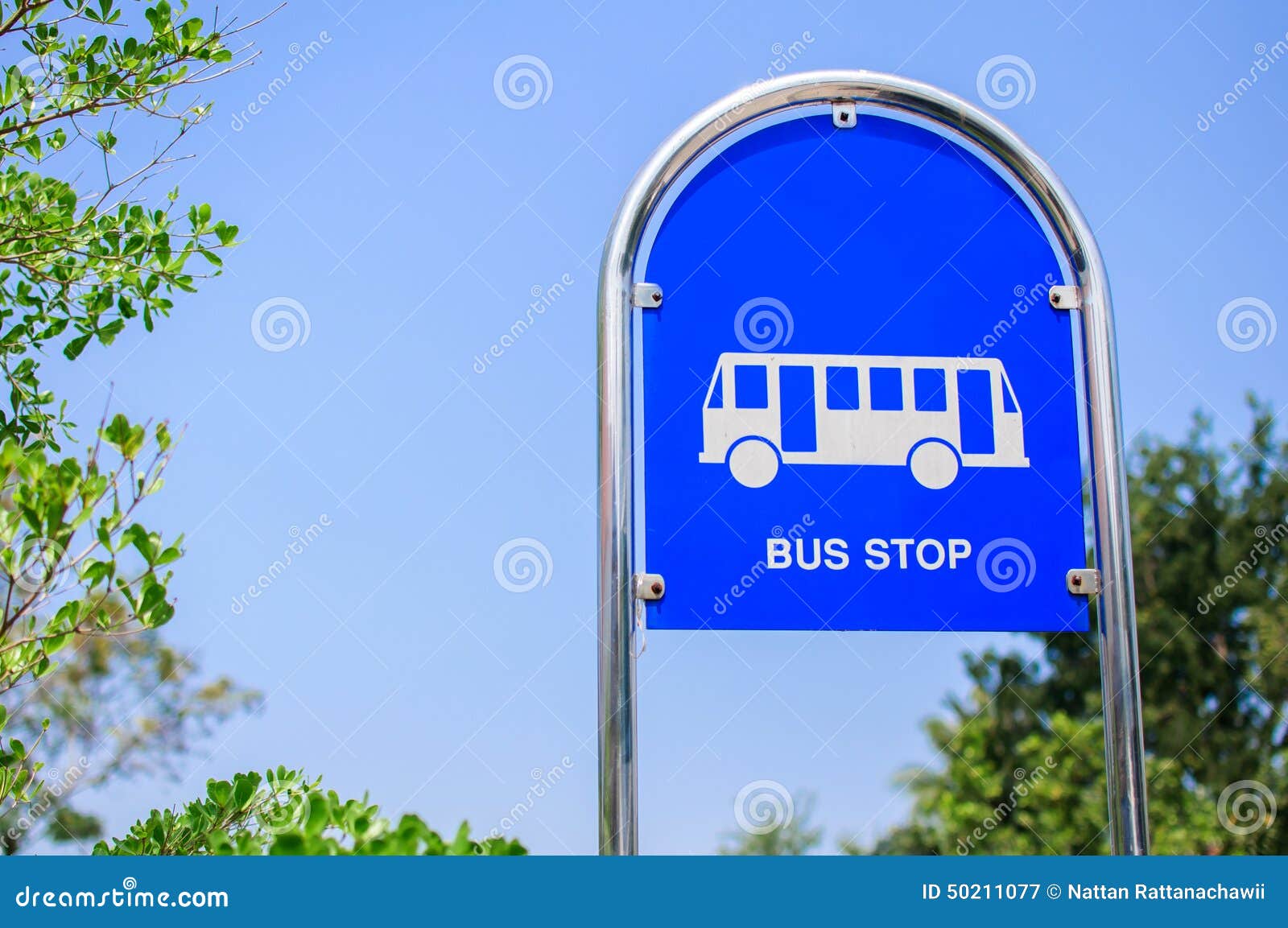 Bus stop sign stock image. Image of ride, drive, outdoor - 50211077