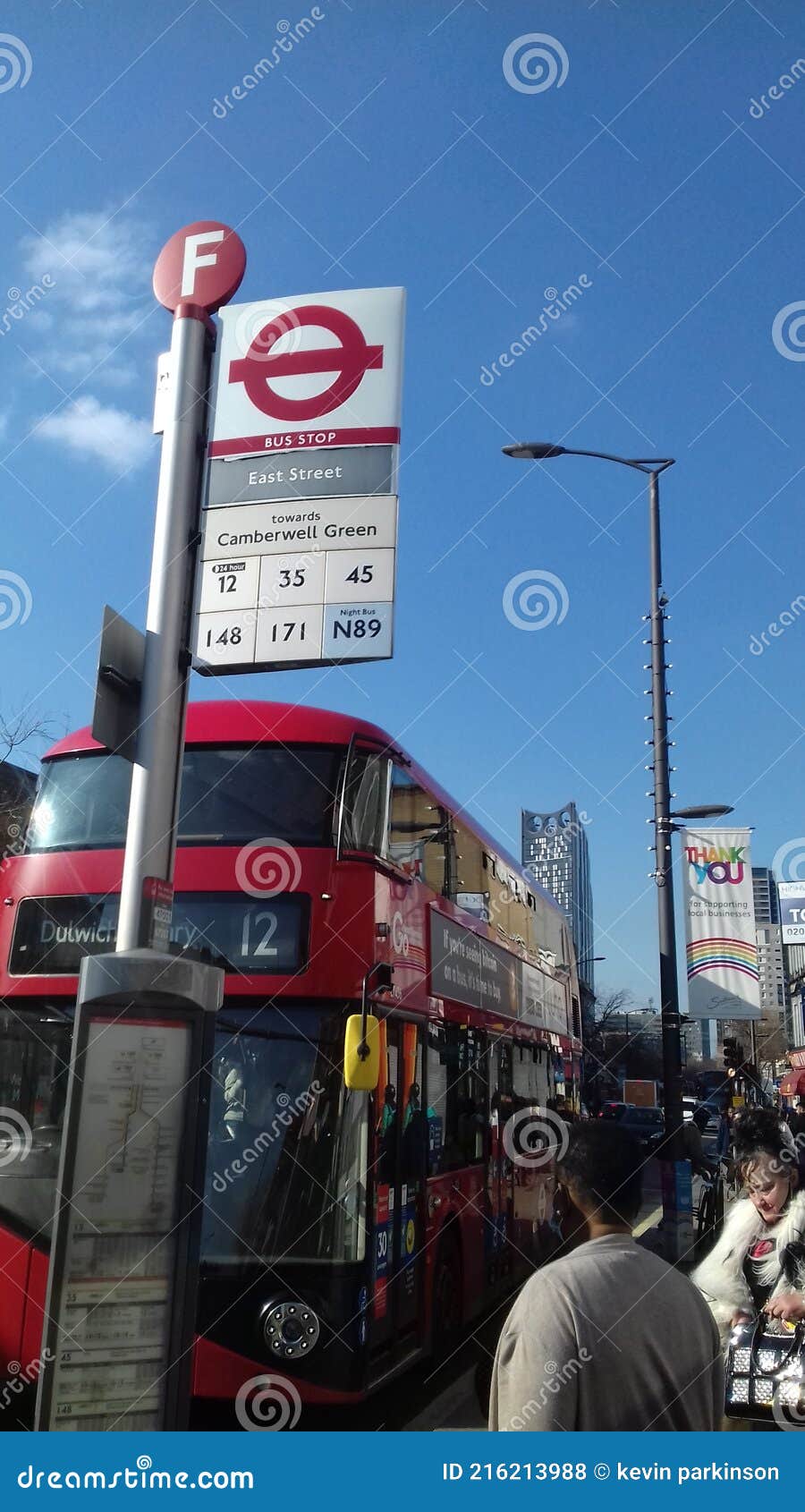 Bus stop south london uk. editorial stock photo. Image of stop - 216213988