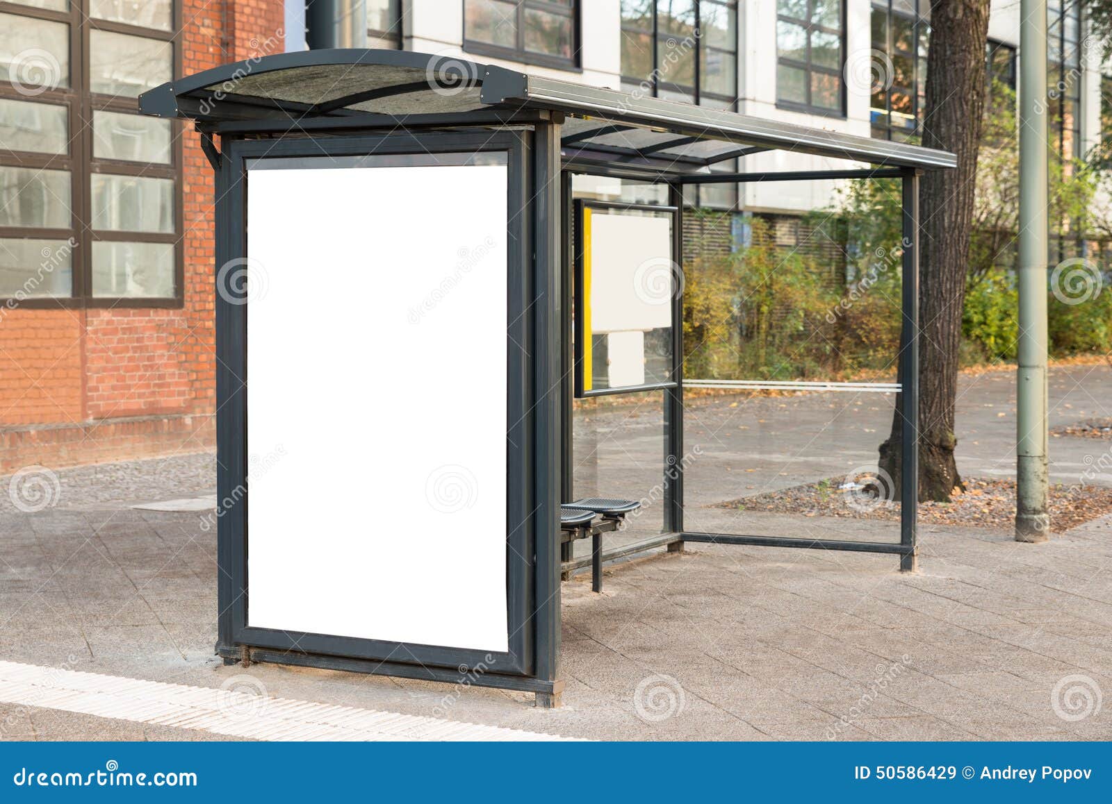 Bus stop travel station stock image. Image of city, area - 50586429