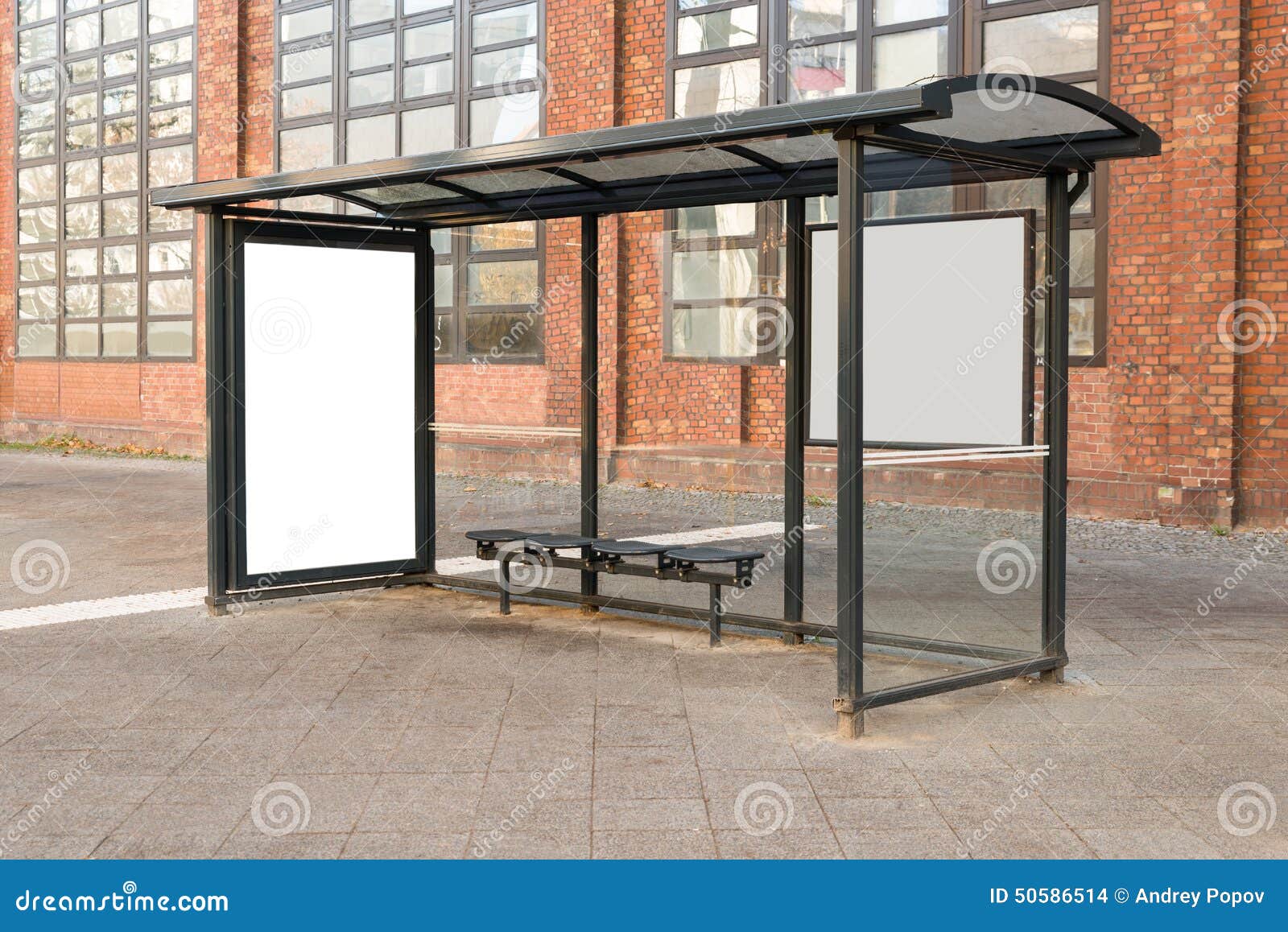 Bus stop travel station stock photo. Image of city, built - 50586514
