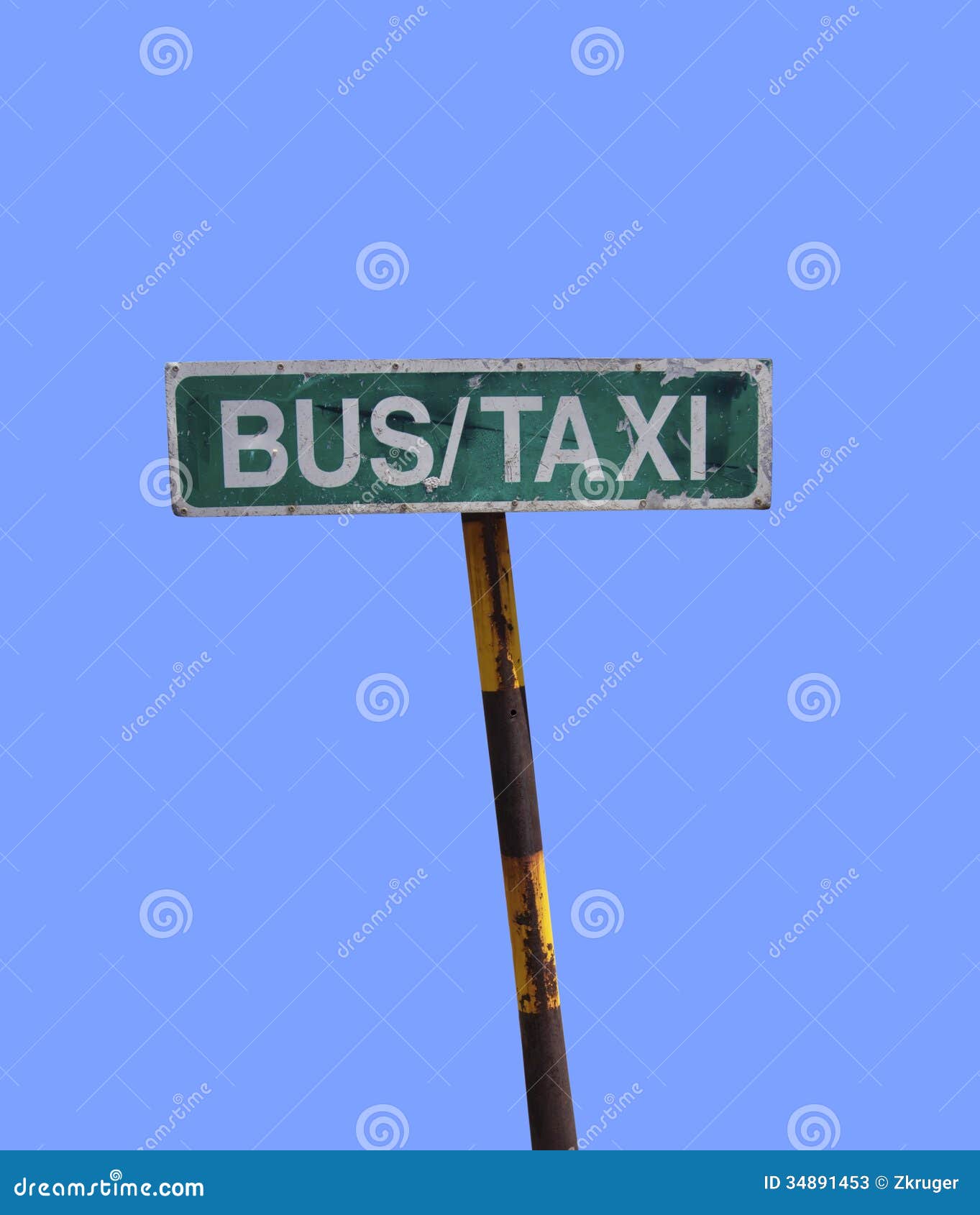 Bus and taxi sign stock image. Image of color, taxi, vertical - 34891453