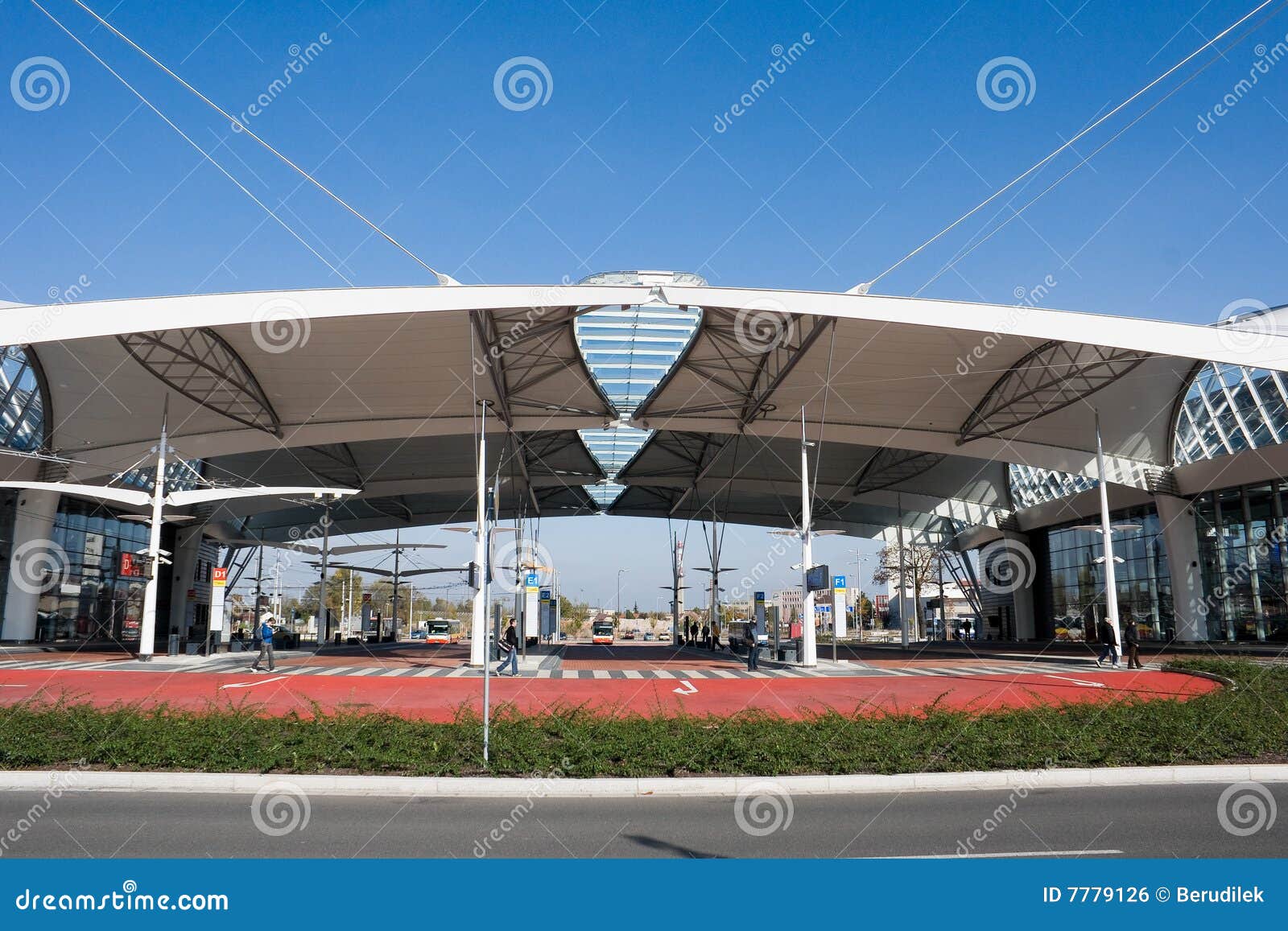 Bus terminal stock photo. Image of outdoors, infrastructure - 7779126