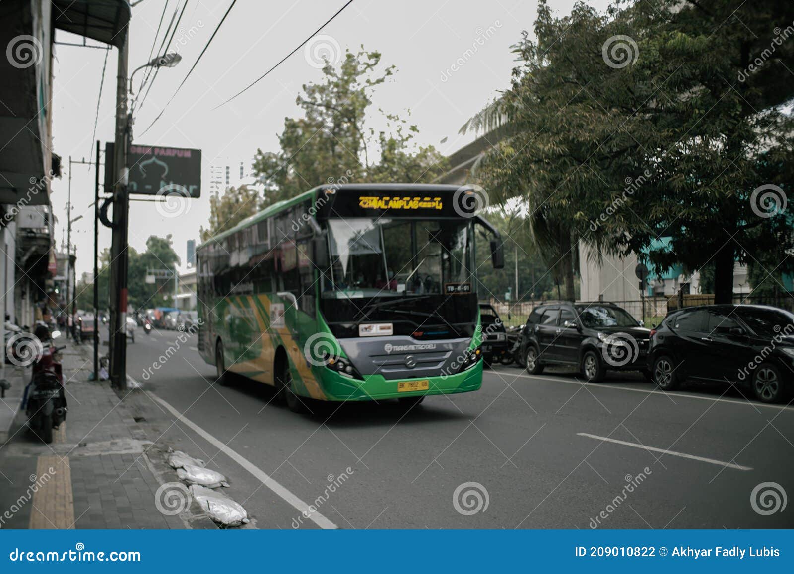 Bus Transportation in Medan Indonesia Editorial Photography - Image of ...
