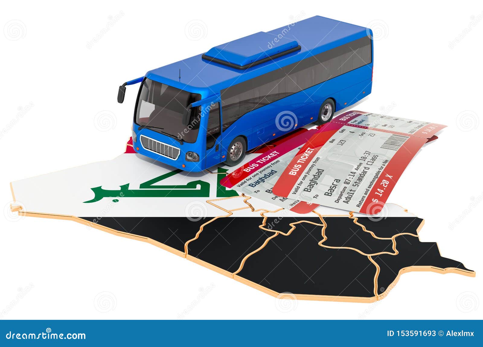 Travel To Iraq Pop-under Banner. Trip Banner With Passport, Tickets ...