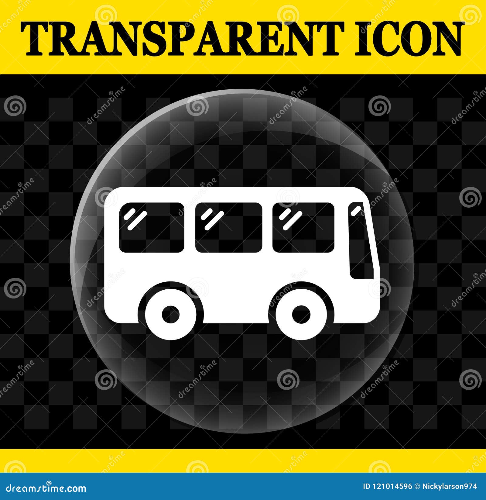 Bus Vector Circle Transparent Icon Stock Vector - Illustration of ...