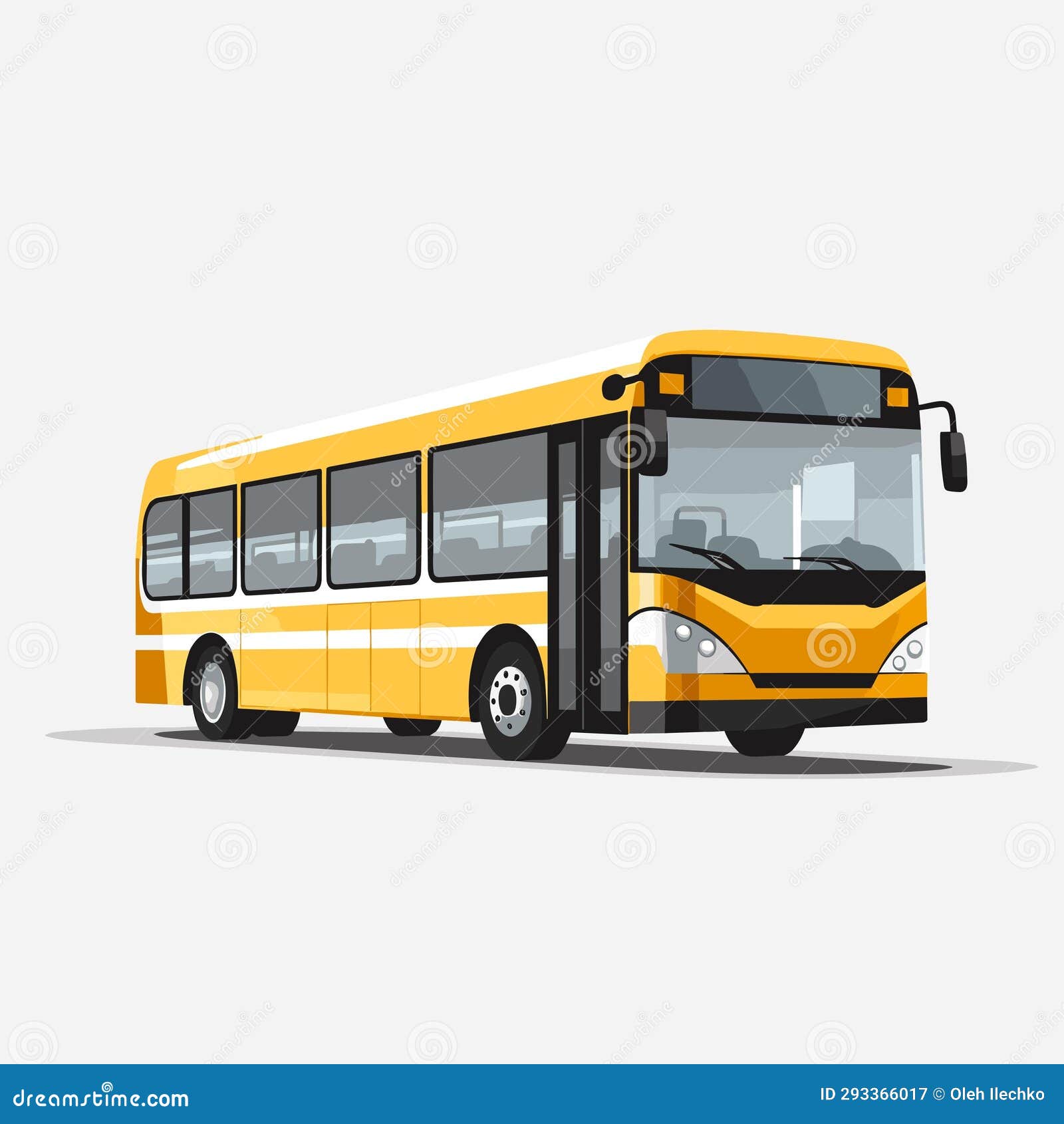 Bus Vector Flat Minimalistic Asset Isolated Illustration Stock Vector ...