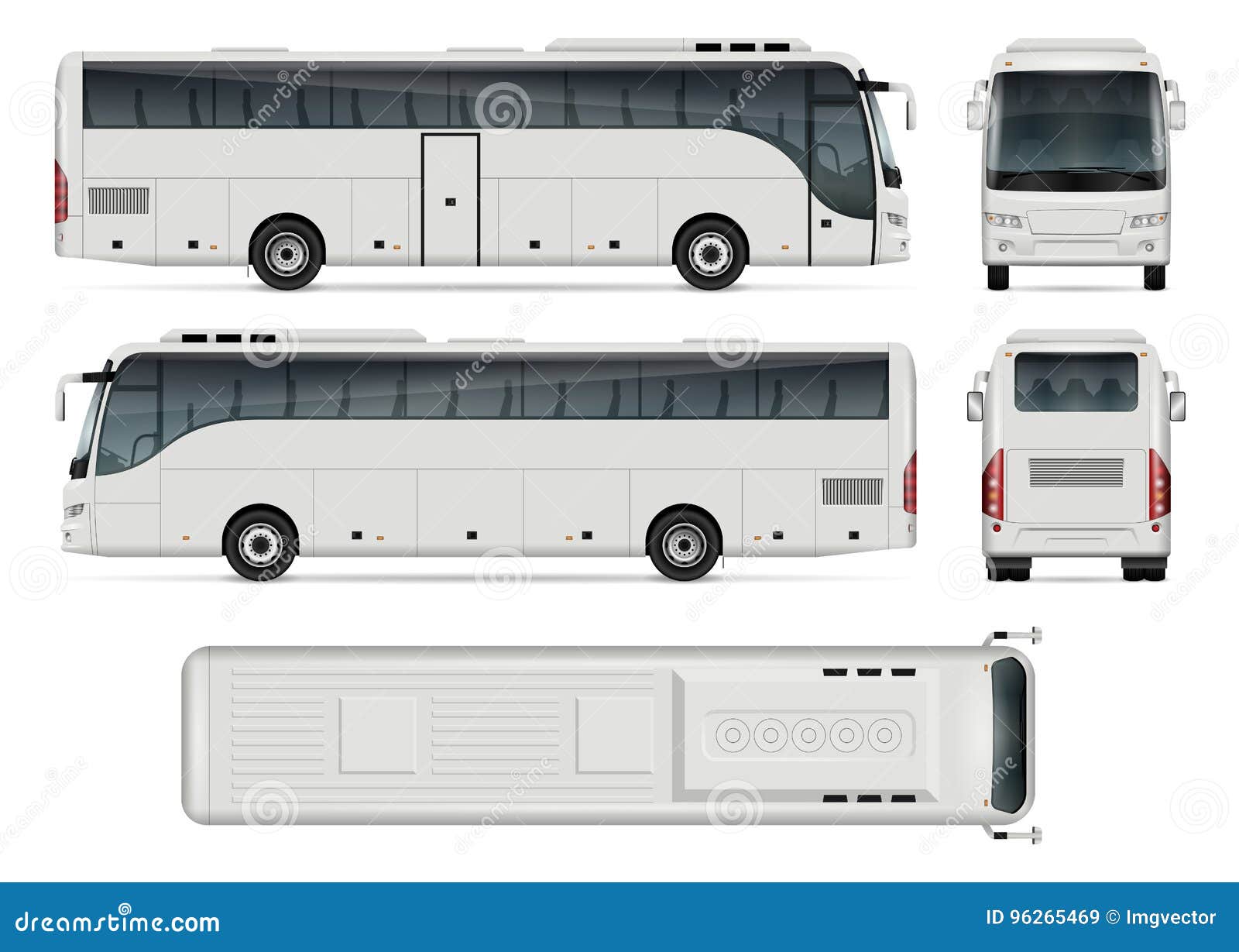 Bus vectorillustratie vector illustratie. Illustration of commercieel ...