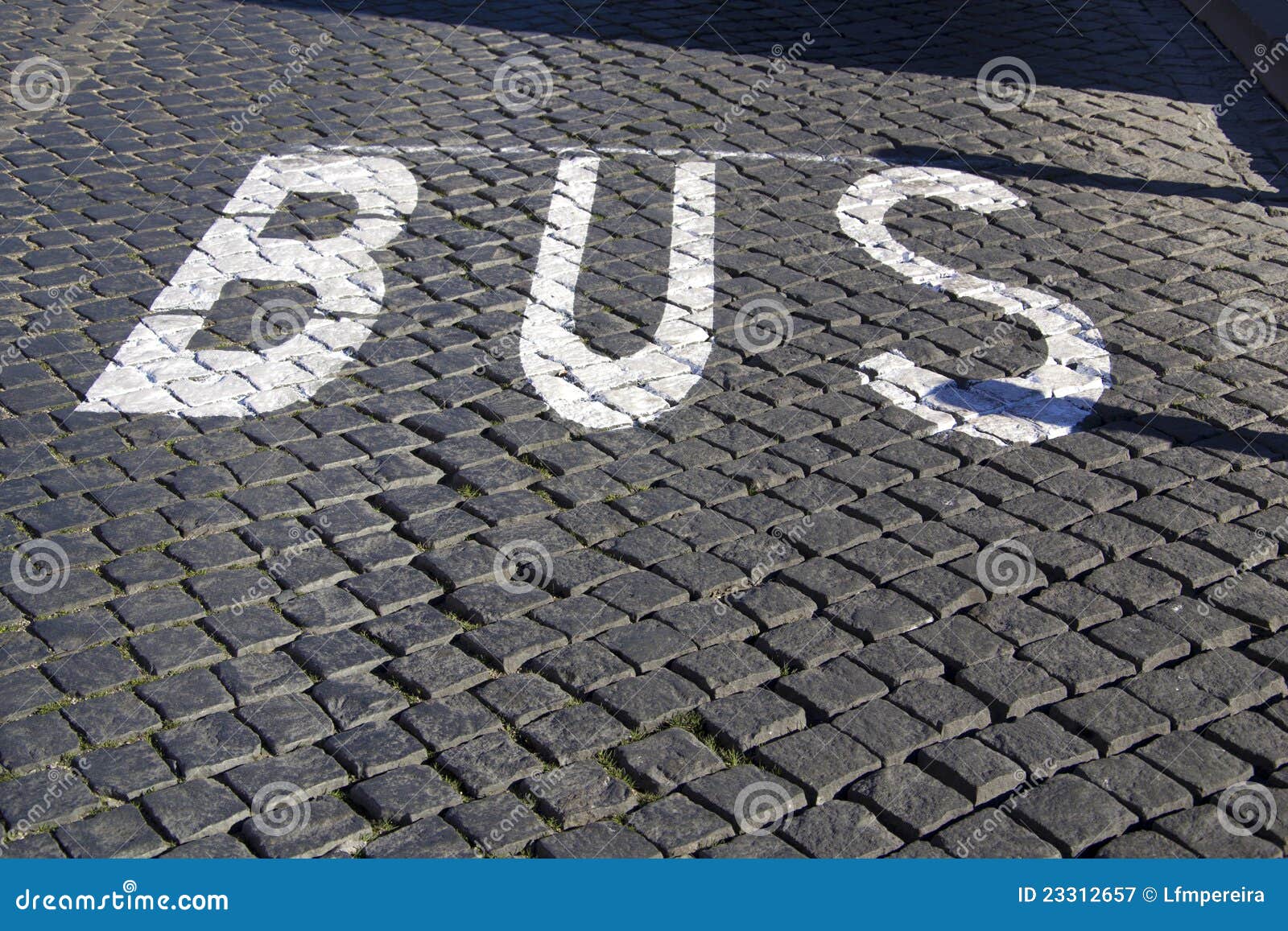 Bus word stock image. Image of road, line, english, street - 23312657