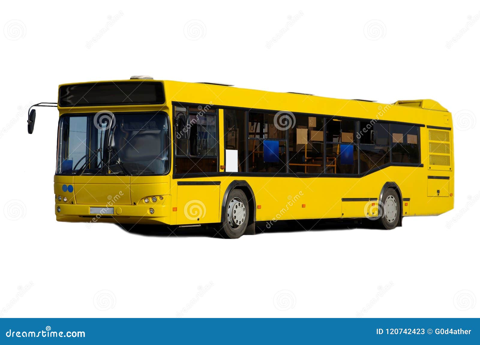 Bus yellow fotografering för bildbyråer. Bild av golv - 120742423