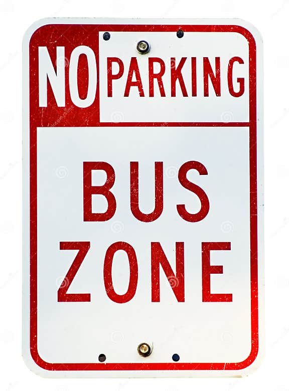 Bus Zone stock image. Image of noticeboard, auto, post - 5623875