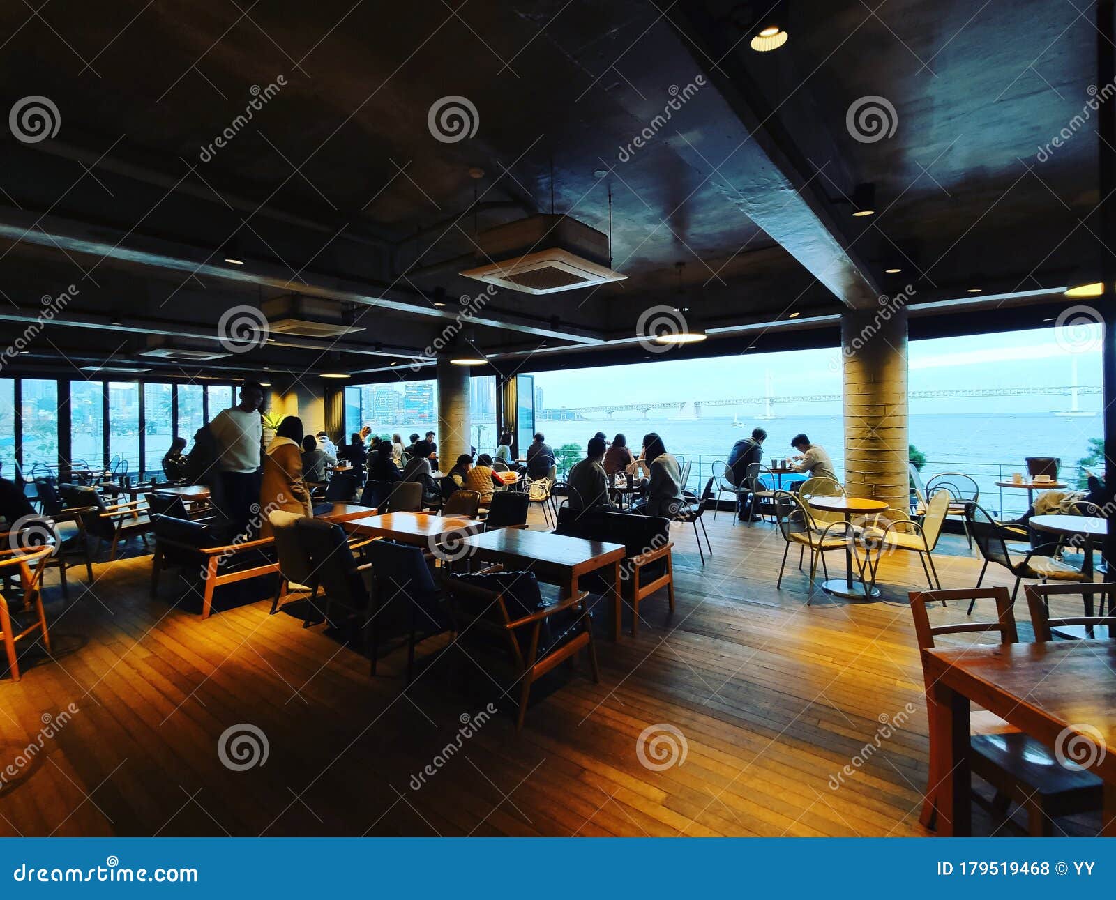 Busan Coffee editorial stock photo. Image of busan, light - 179519468