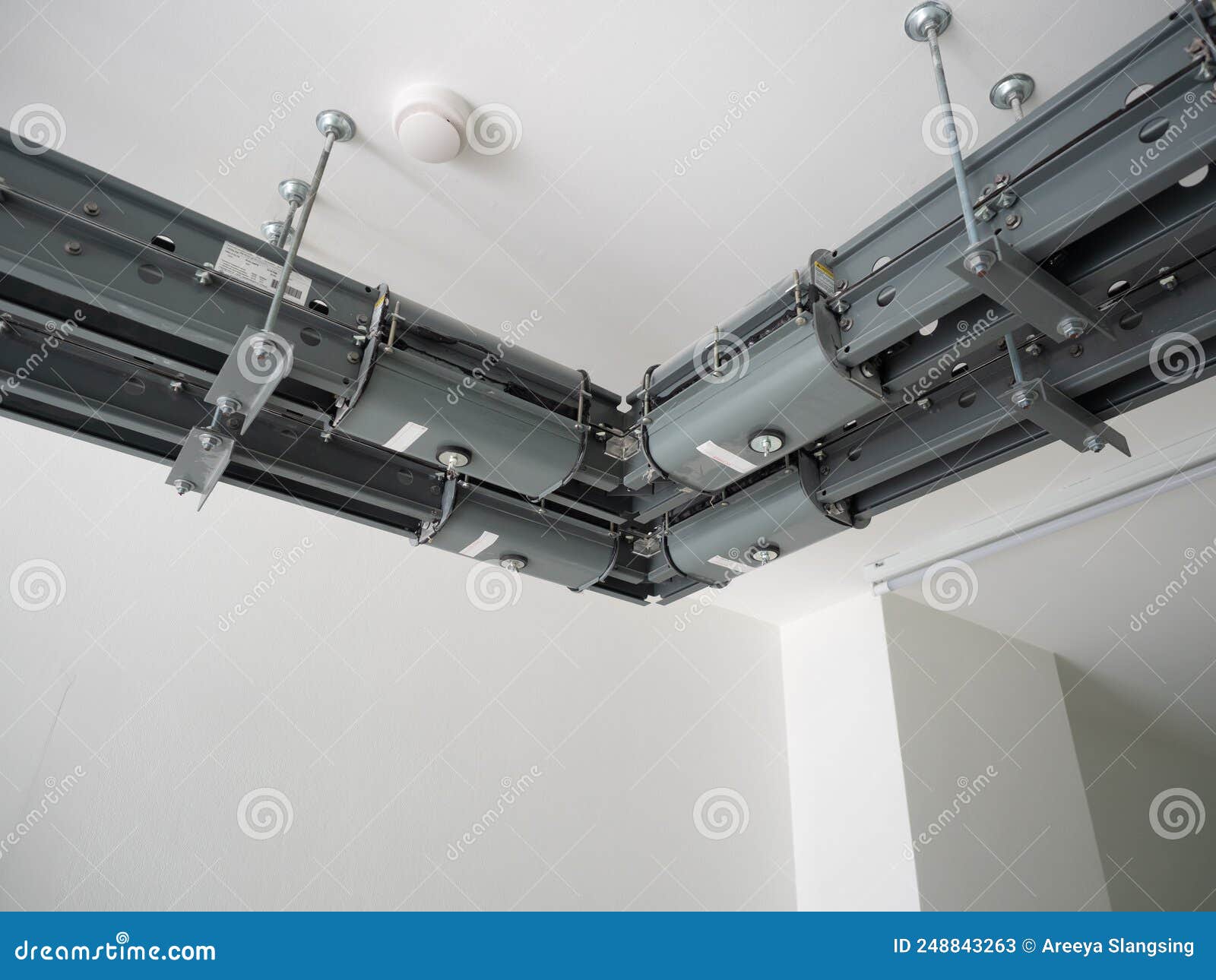 Busbar Trunking System, the Electrical Power Component Stock Image ...