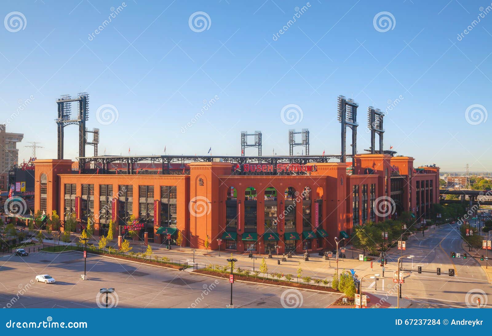 Busch Baseball Stadium in St Louis, MO Editorial Stock Image - Image of ...