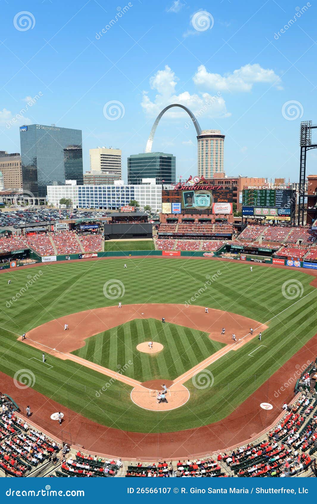 Busch Stadium in Saint Louis Editorial Photography - Image of saint ...