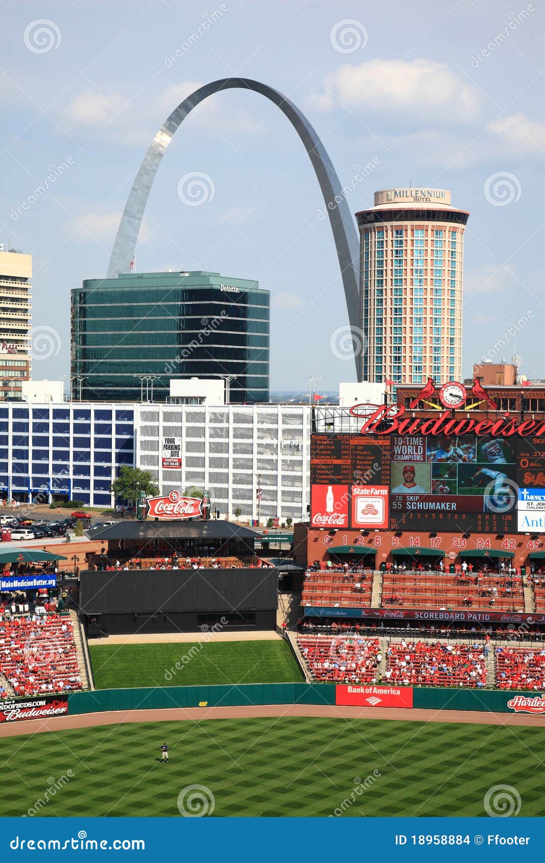 Busch Stadium - St. Louis Cardinals Editorial Stock Image - Image of ...