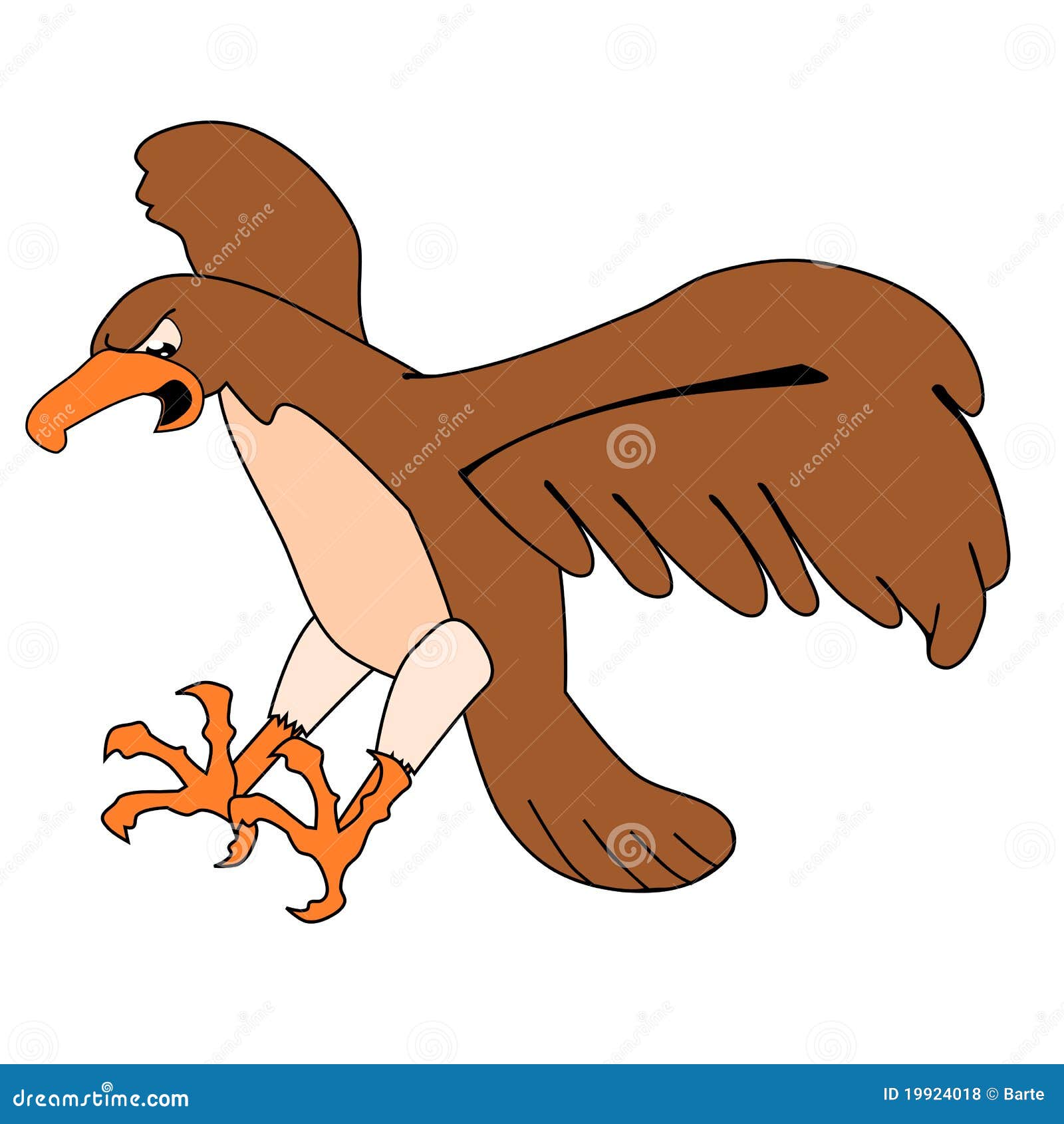 Buse de vol illustration stock. Illustration du fond - 19924018