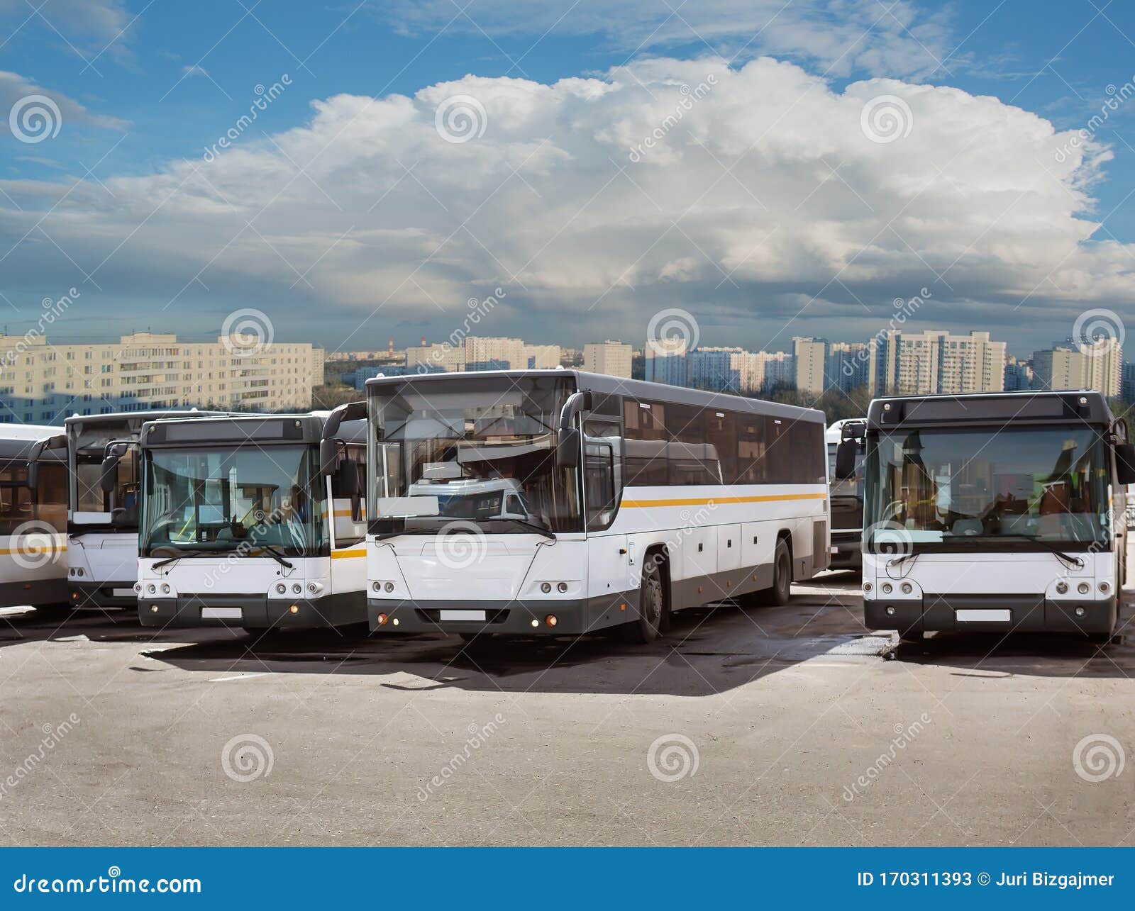 Buses at the bus station stock image. Image of tourism - 170311393