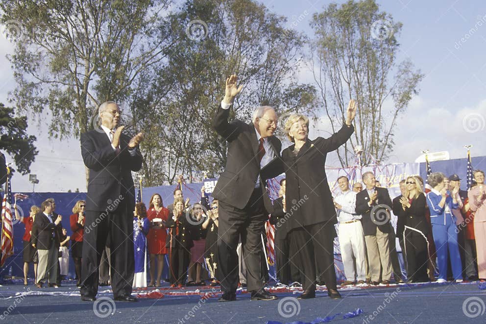 Bush and Cheney Campaign Rally Editorial Stock Photo - Image of social ...