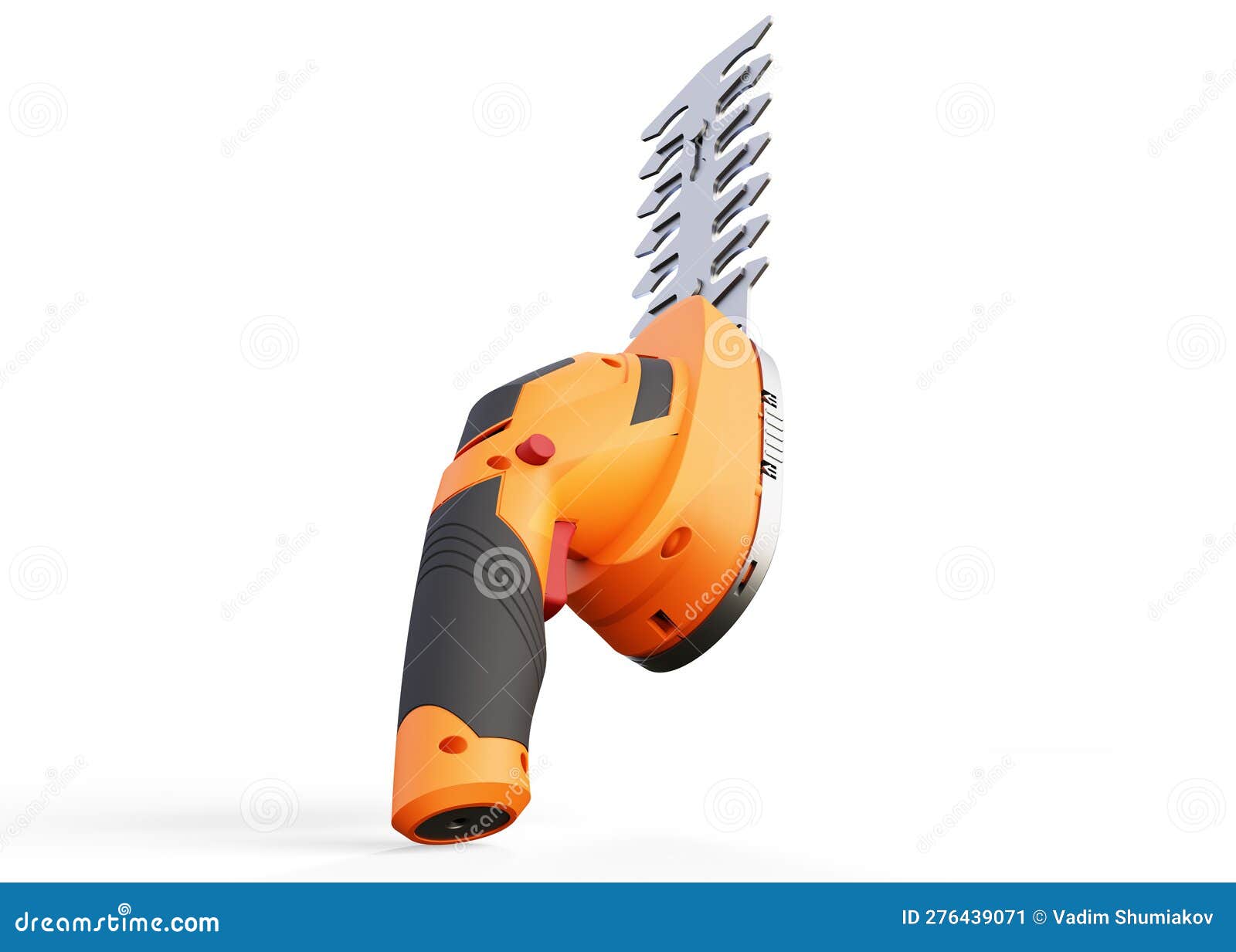 Bush Cutter 3D Render Using an Hedge Clipper in the Garden Stock ...