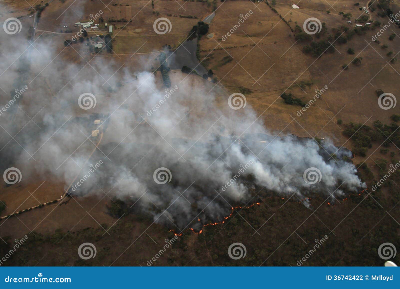 Bush fire aerial editorial photography. Image of burnt - 36742422