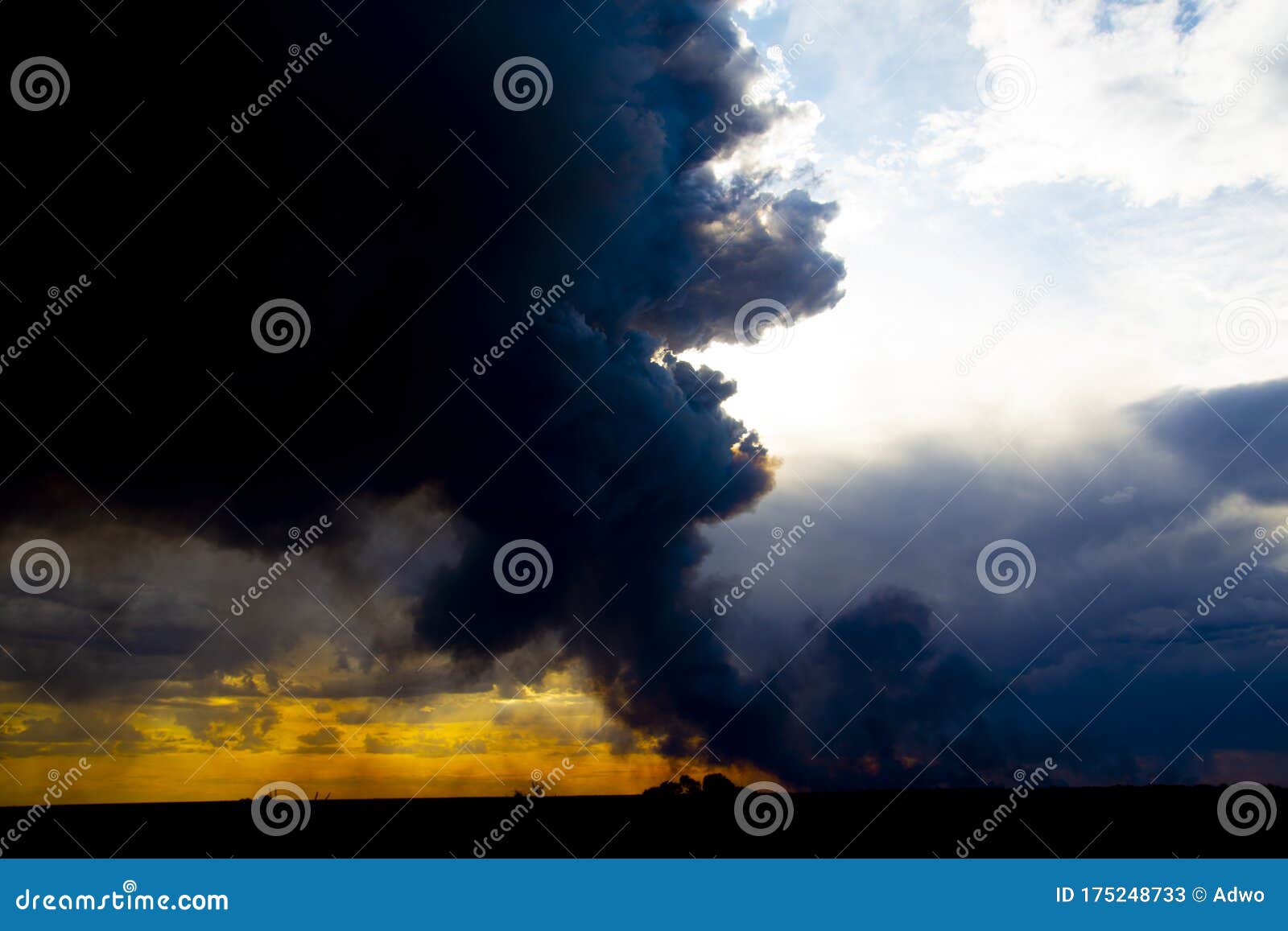 Bush Fires Smoke stock image. Image of fire, outdoor - 175248733