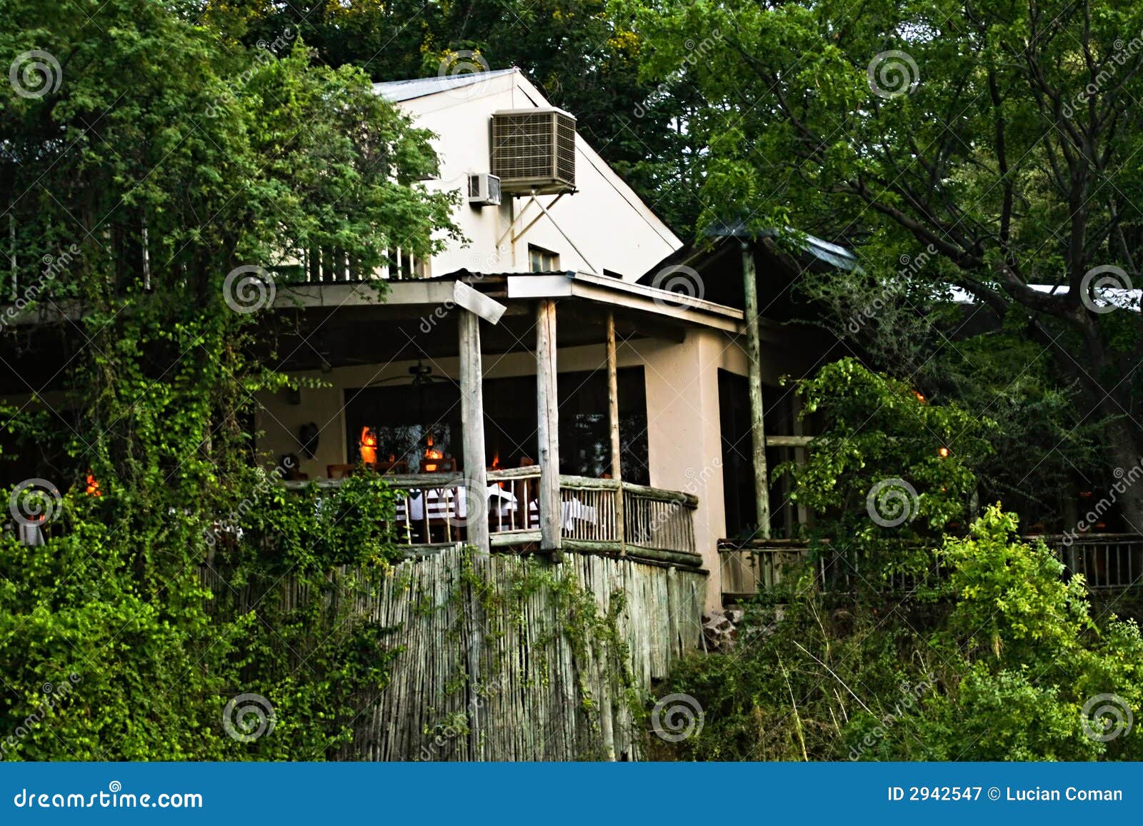 Bush house stock image. Image of trees, jungle, camp, architecture ...