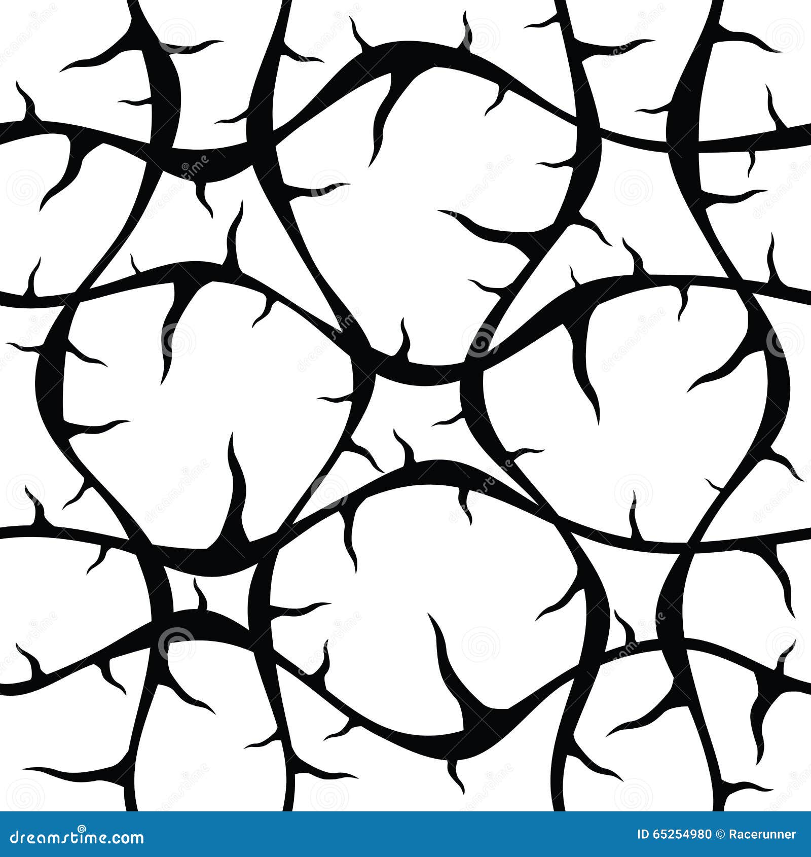 Bush. Seamless Background. stock vector. Illustration of nature - 65254980