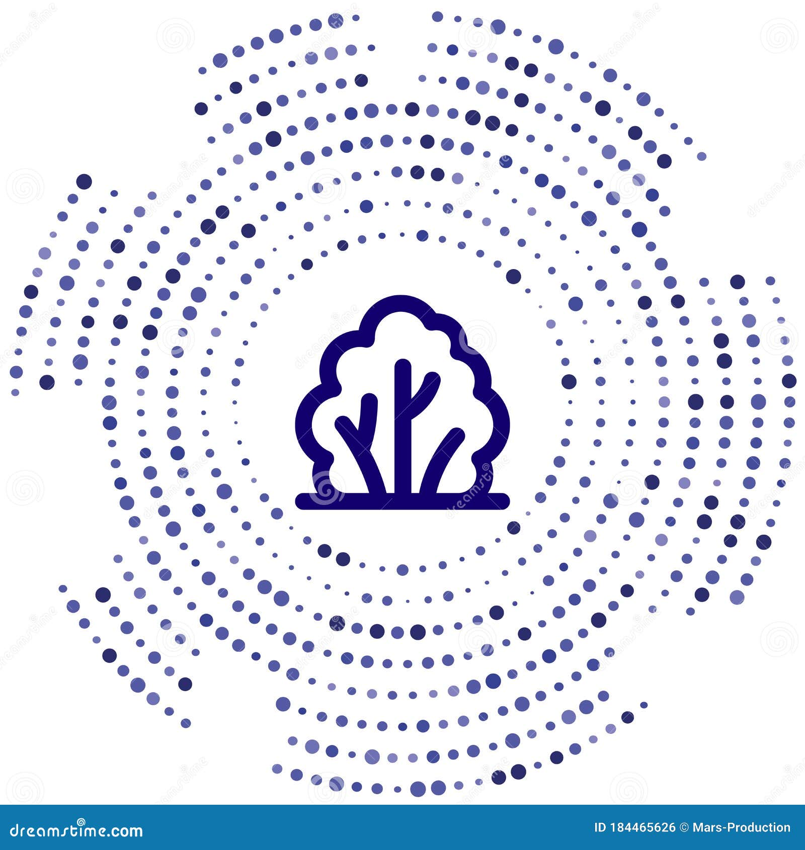 Bush Vector Icon. Bush Editable Stroke. Bush Linear Symbol for Use on ...