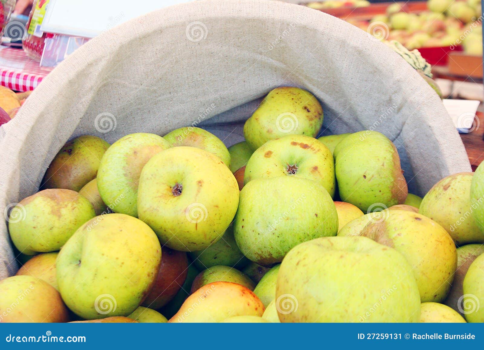 Bushel of Green Apples stock image. Image of fresh, fall - 27259131