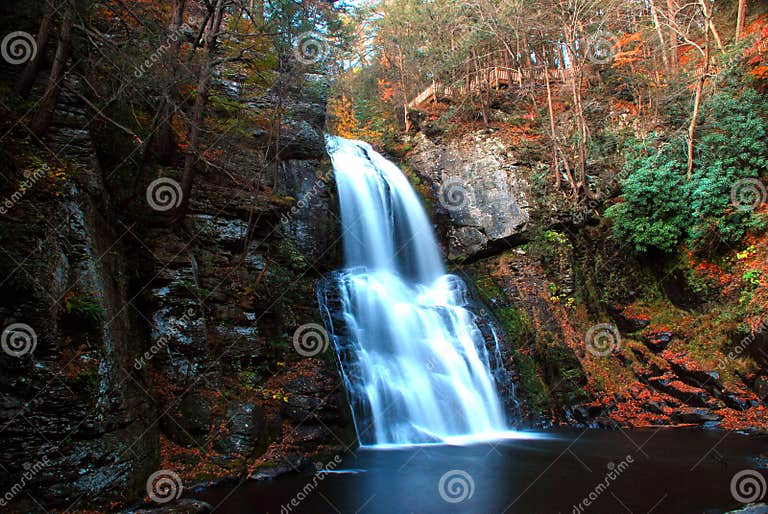 Bushkill Falls stock image. Image of cascade, bushkill - 7943197