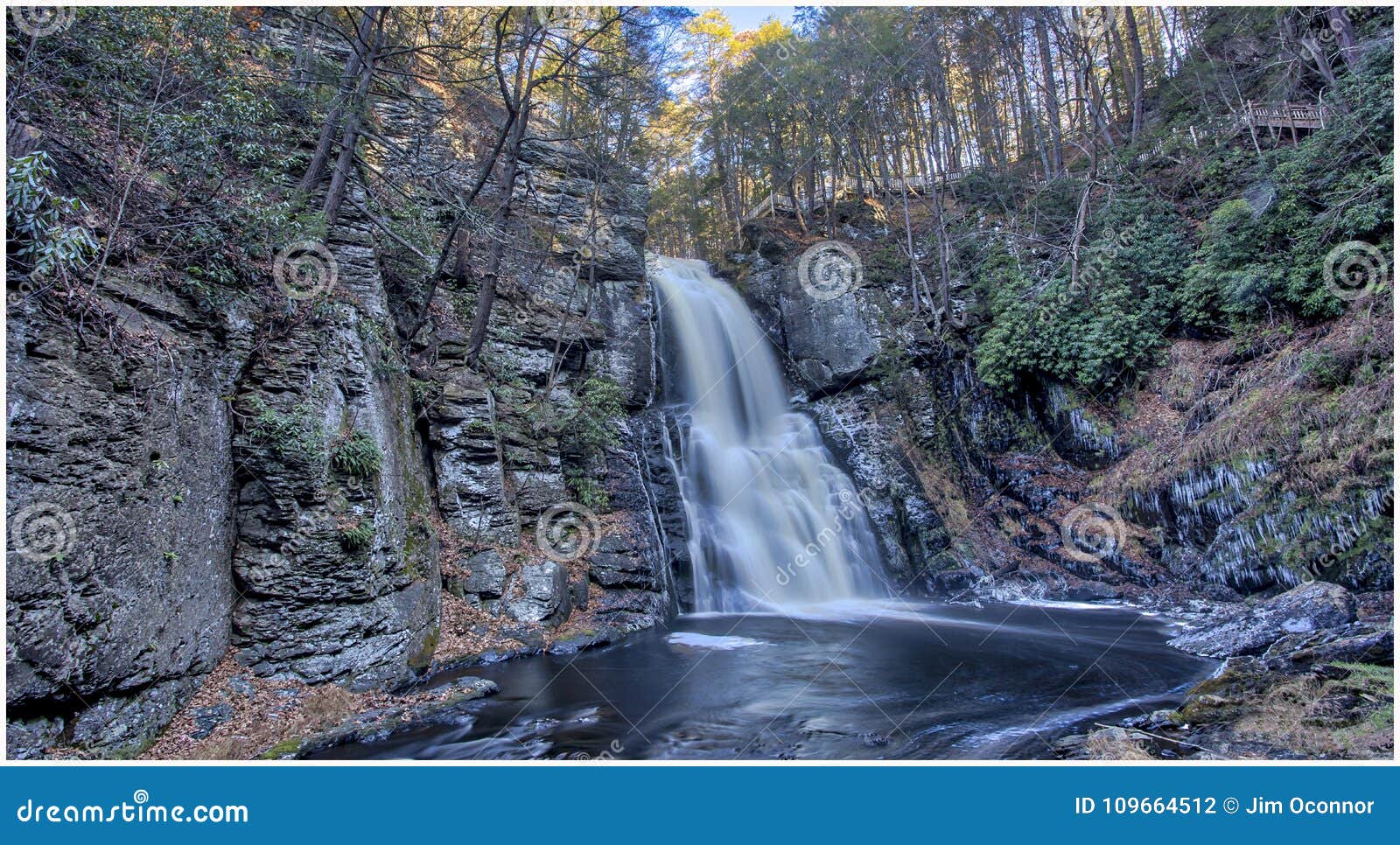 Bushkill Falls 2 stock photo. Image of bushkillfalls - 109664512