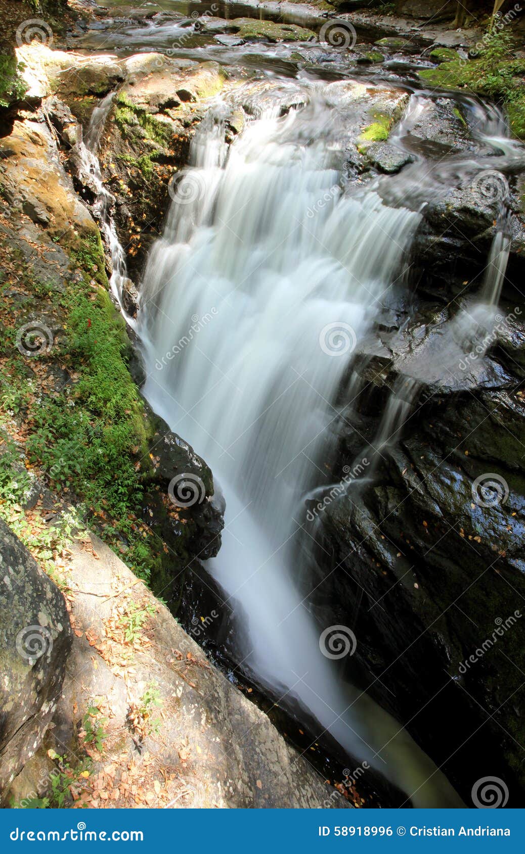 Bushkill Falls, Pennsylvania, USA Stock Photo - Image of peace, fishing ...