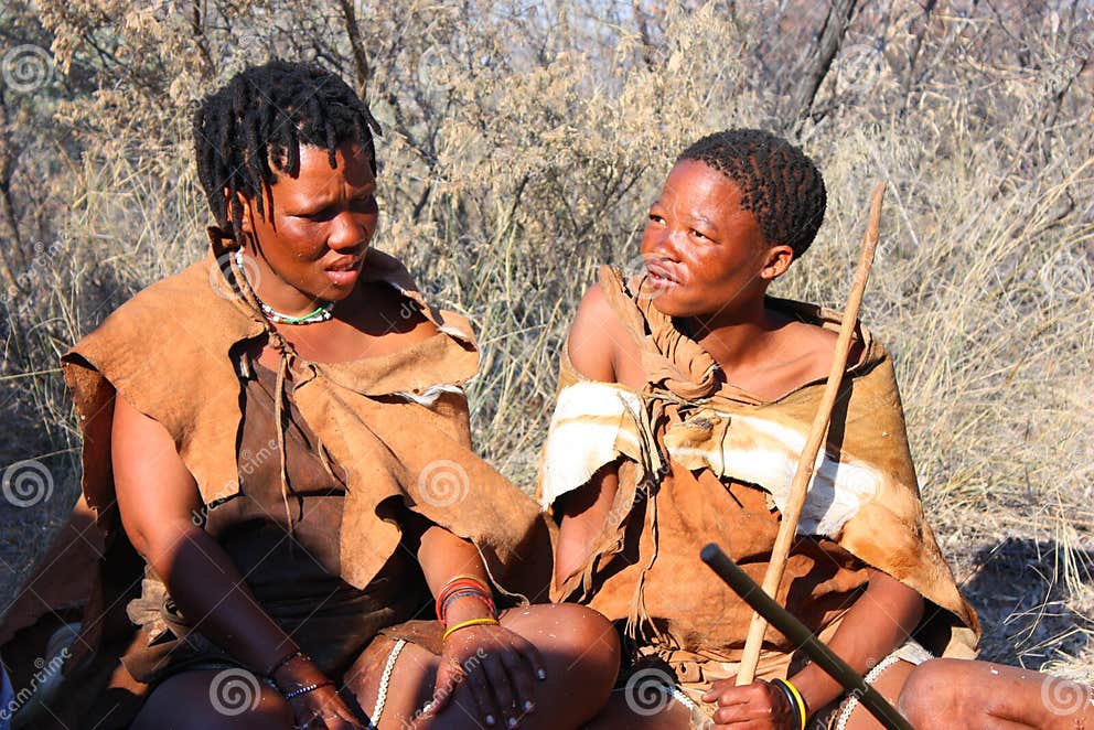 Bushman editorial image. Image of portrait, aboriginal - 26445525
