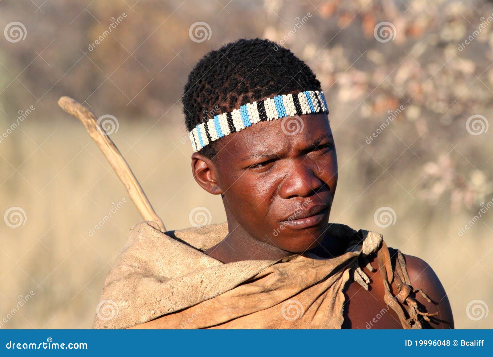 Bushman of Botswana editorial stock photo. Image of natural - 19996048