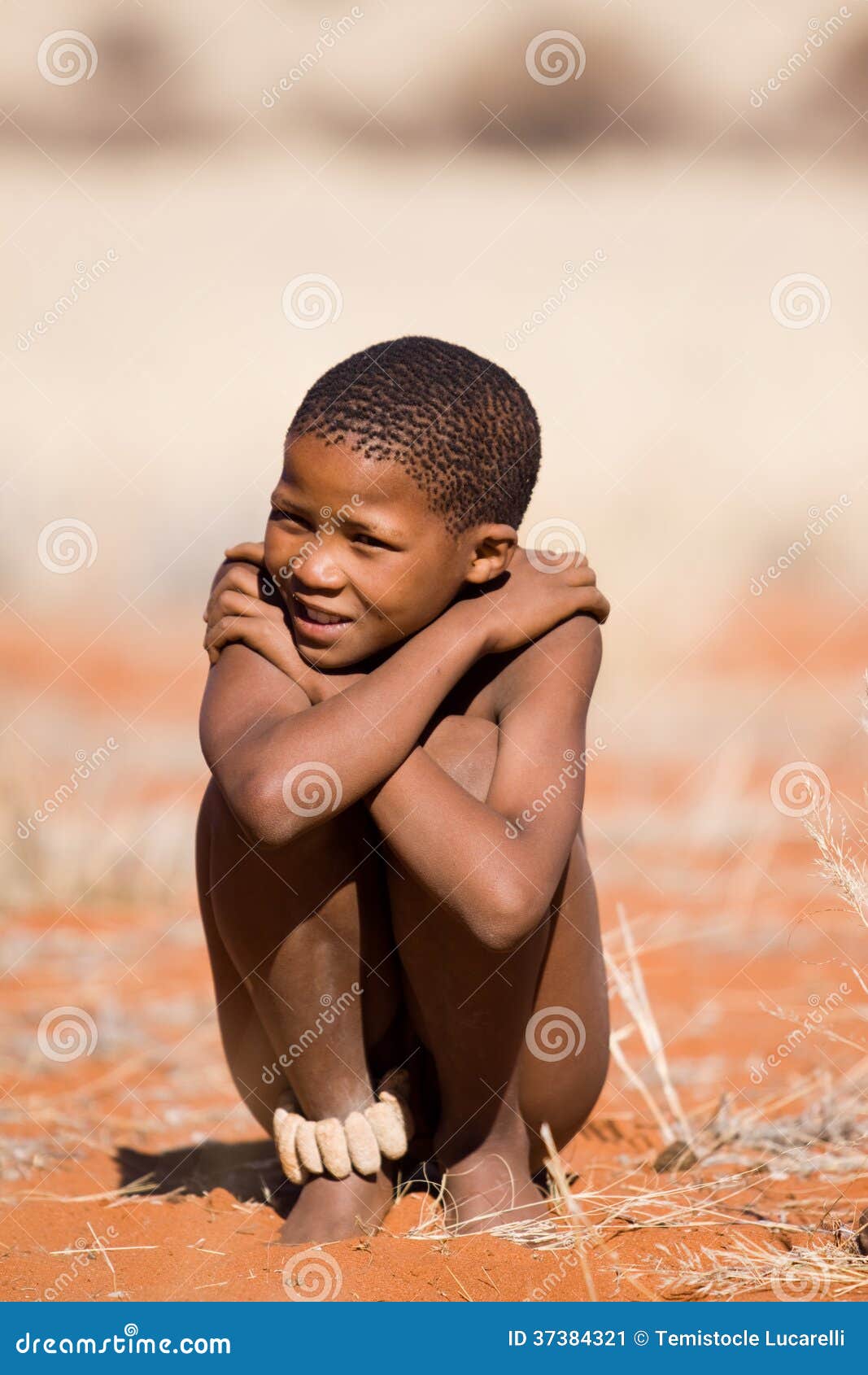 Bushman child editorial photo. Image of indigenous, nomads - 37384321