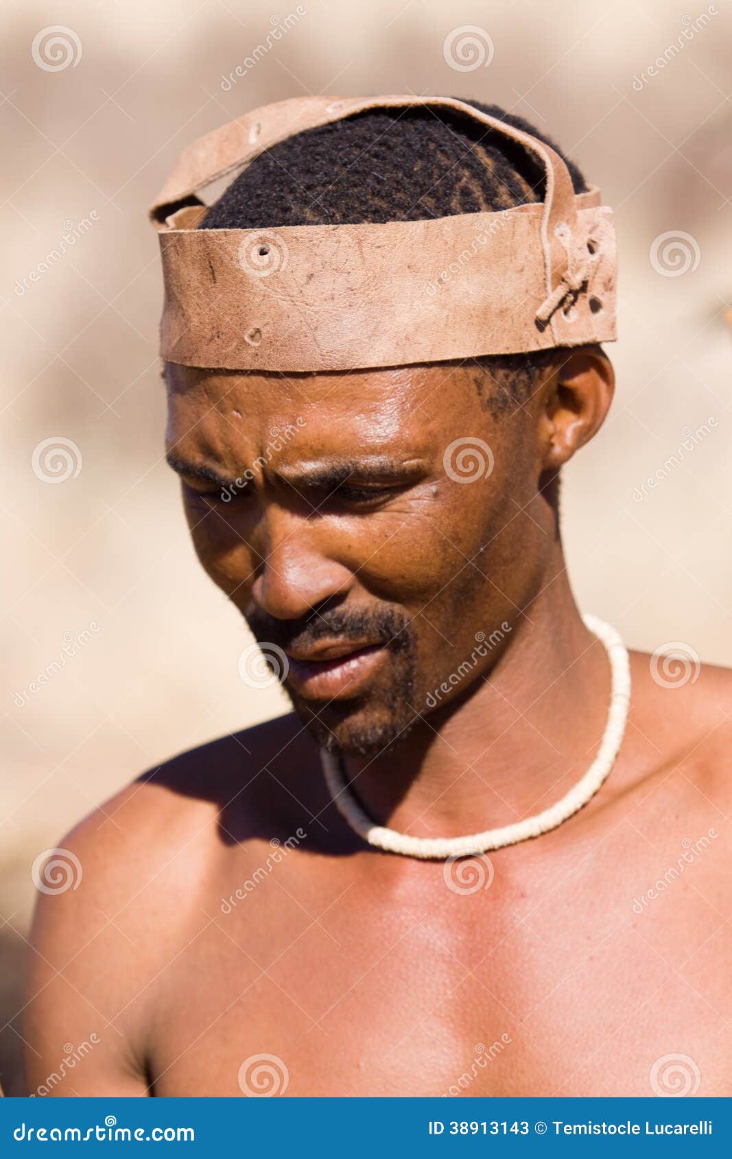 Bushman editorial stock photo. Image of kalahari, distinctive - 38913143