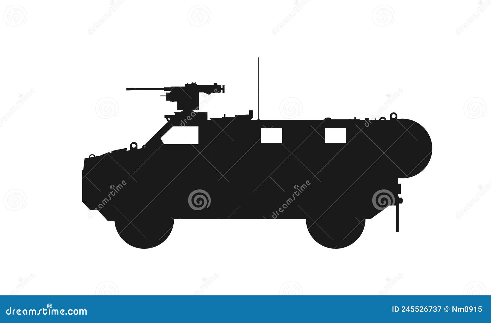 Bushmaster Protected Mobility Vehicle. War and Army Symbol Stock Vector ...