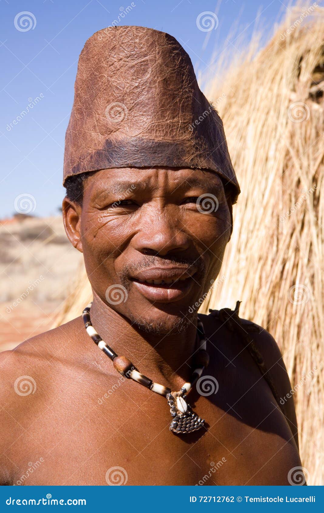 Bushmen san portrait editorial photography. Image of culture - 72712762