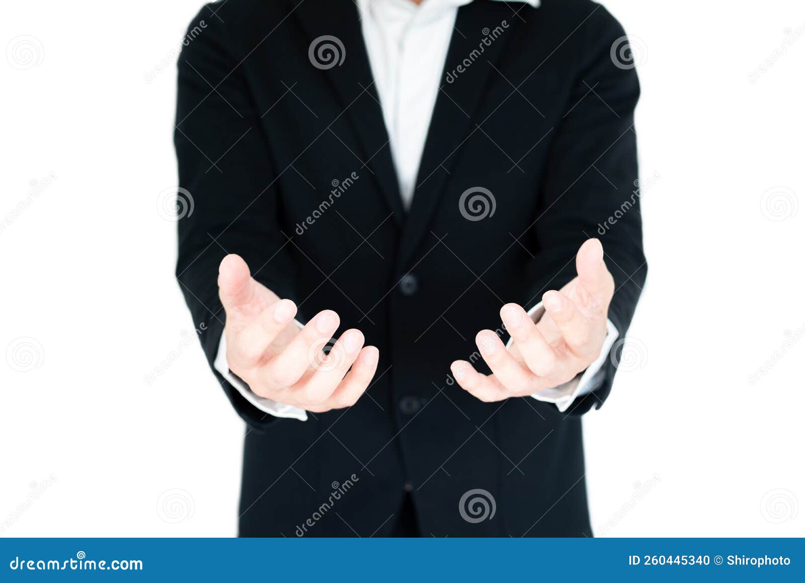Businees Man with Hand Action Isolate Stock Photo - Image of phone ...