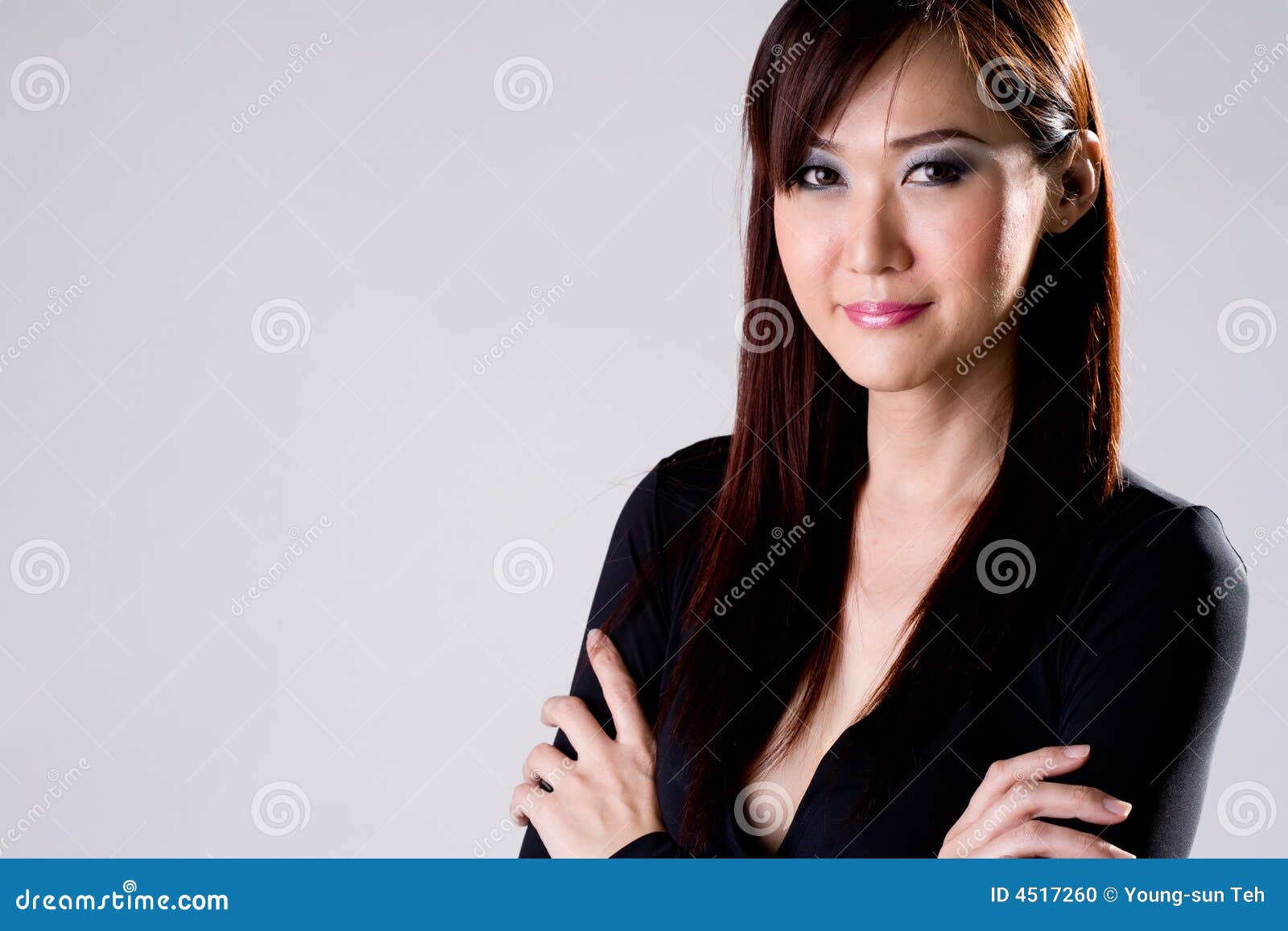 Businees Woman with Confidence Smile Stock Photo - Image of lady ...