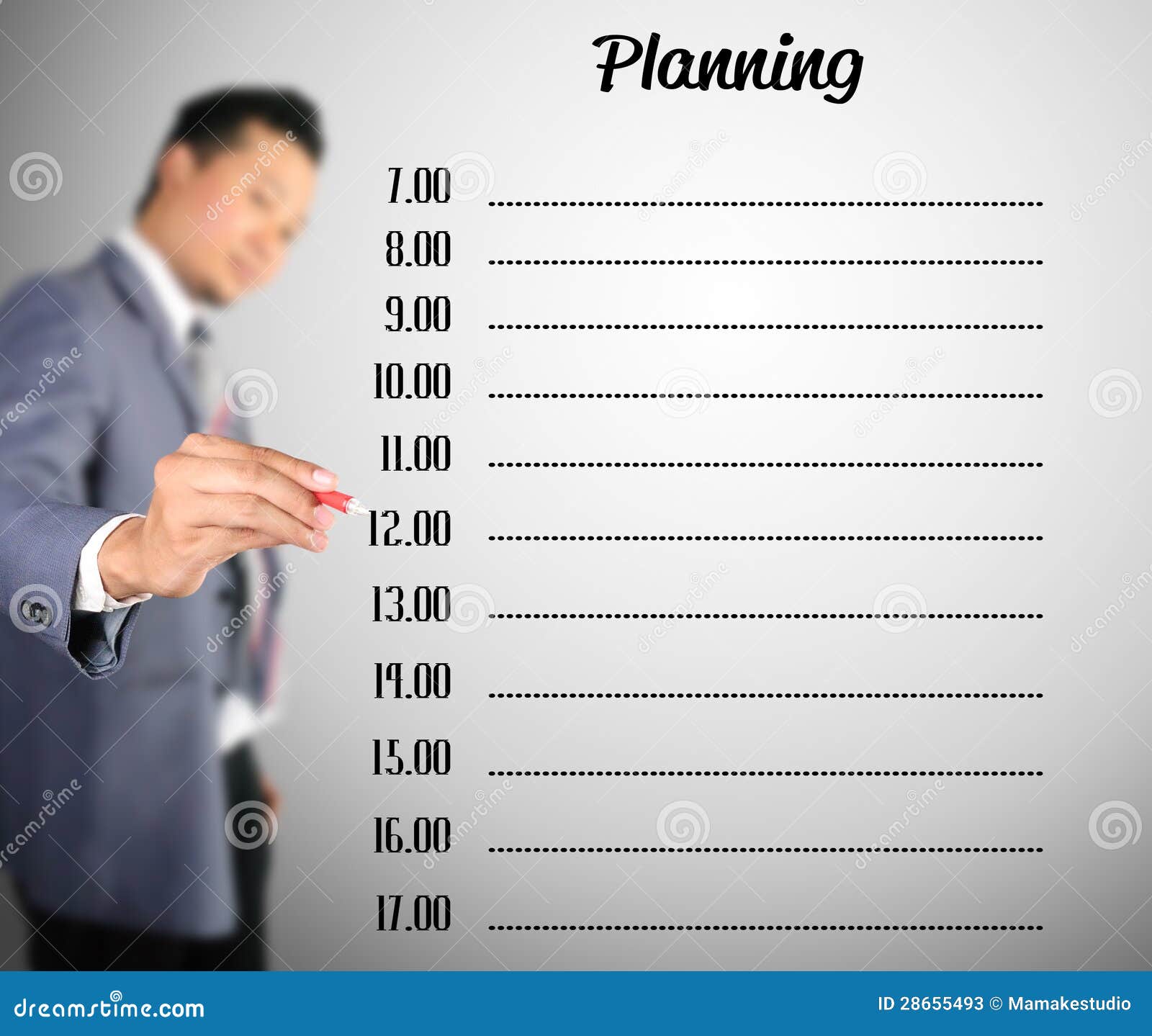 Busines Man Drawing Planning Stock Image - Image of meeting, person ...