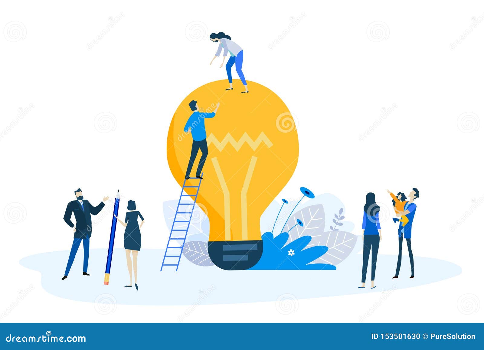 Flat Design Concept of Innovations that Change Life, Social Innovation ...