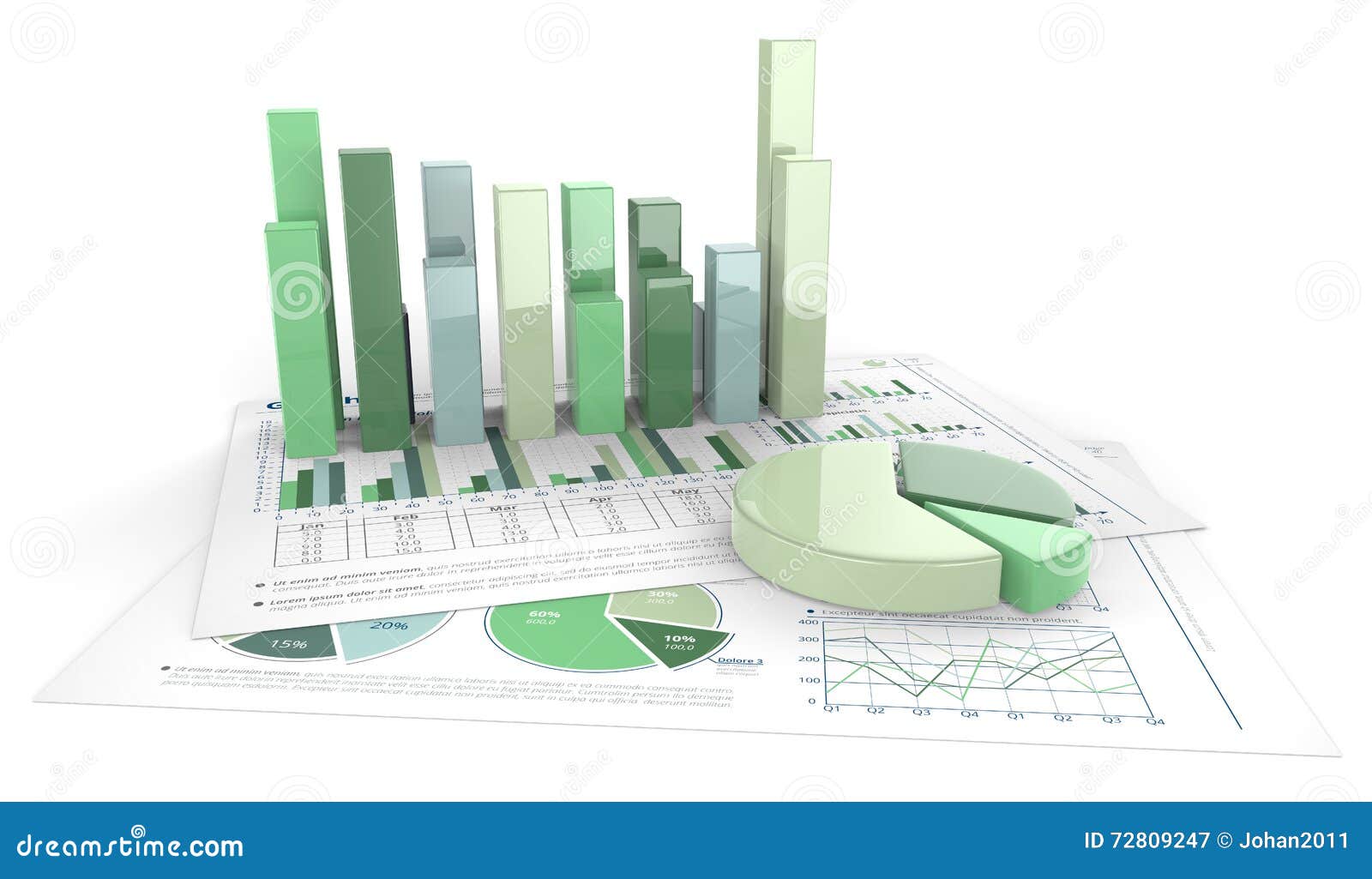 Green Charts 3d Stock Photos - Free & Royalty-Free Stock Photos from ...