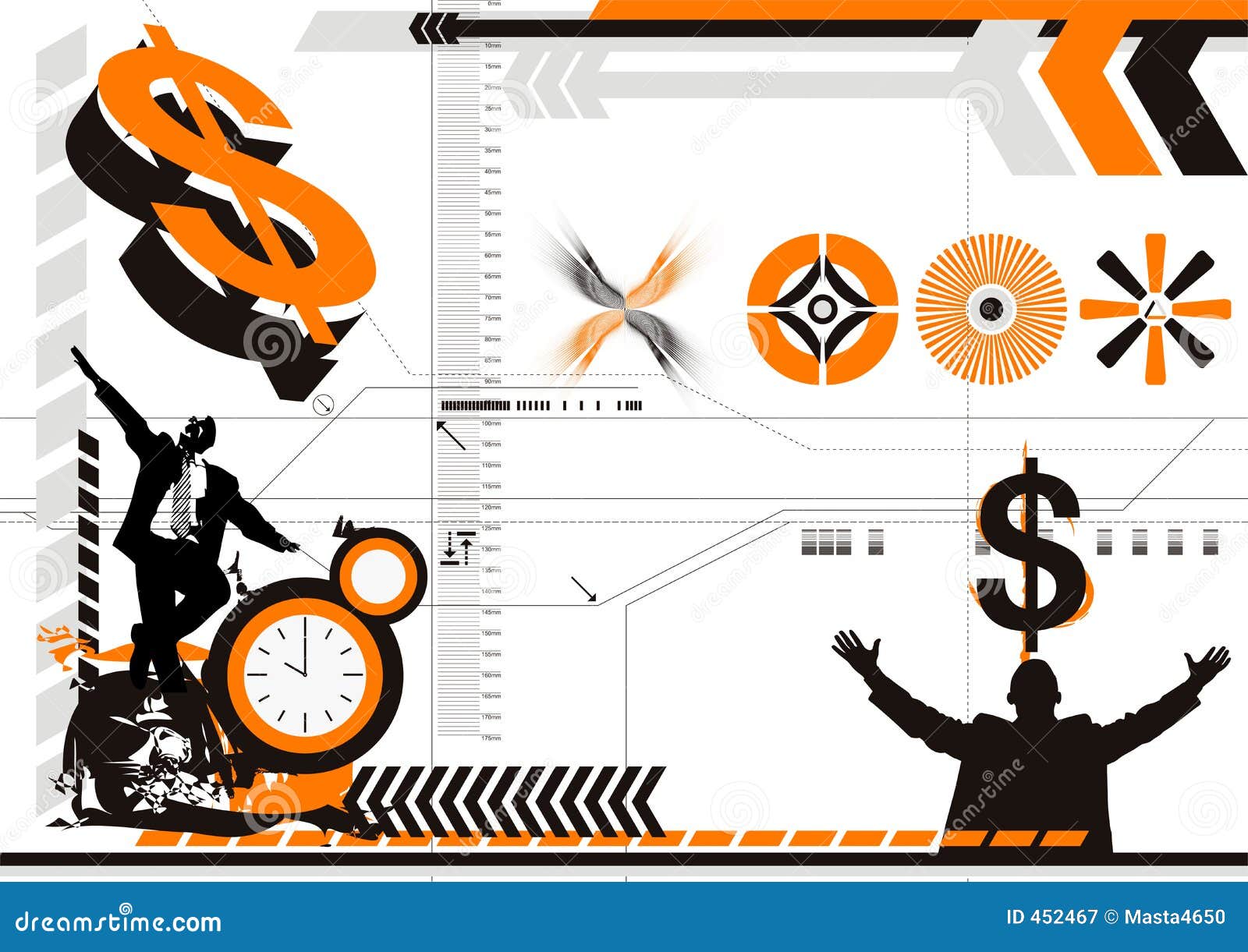 Business Abstract stock vector. Illustration of paint, lines - 452467