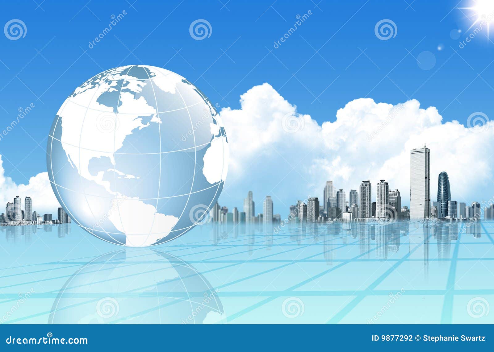 Business abstract stock illustration. Illustration of blue - 9877292