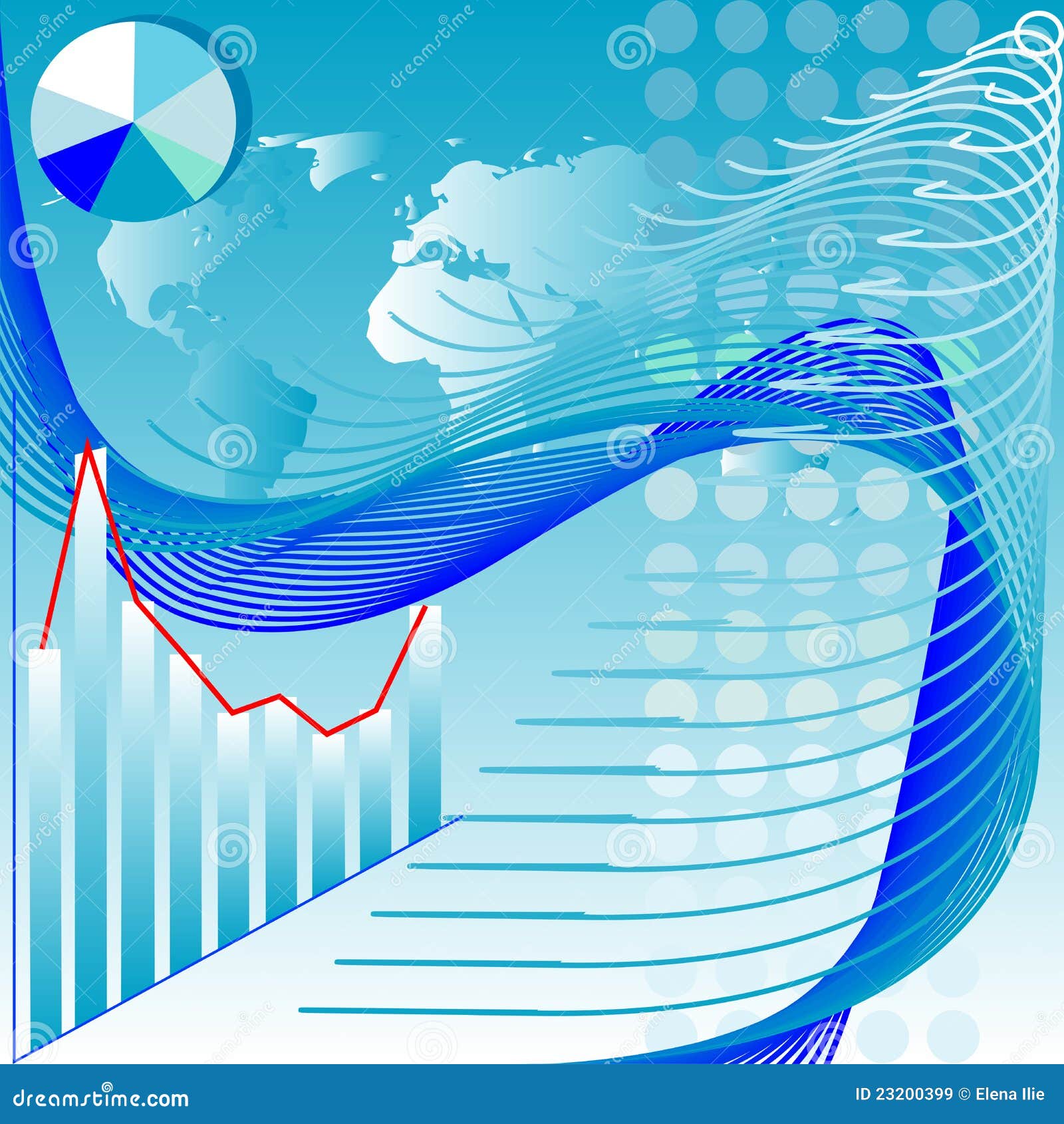 Business Abstract Background Stock Illustration - Illustration of black ...