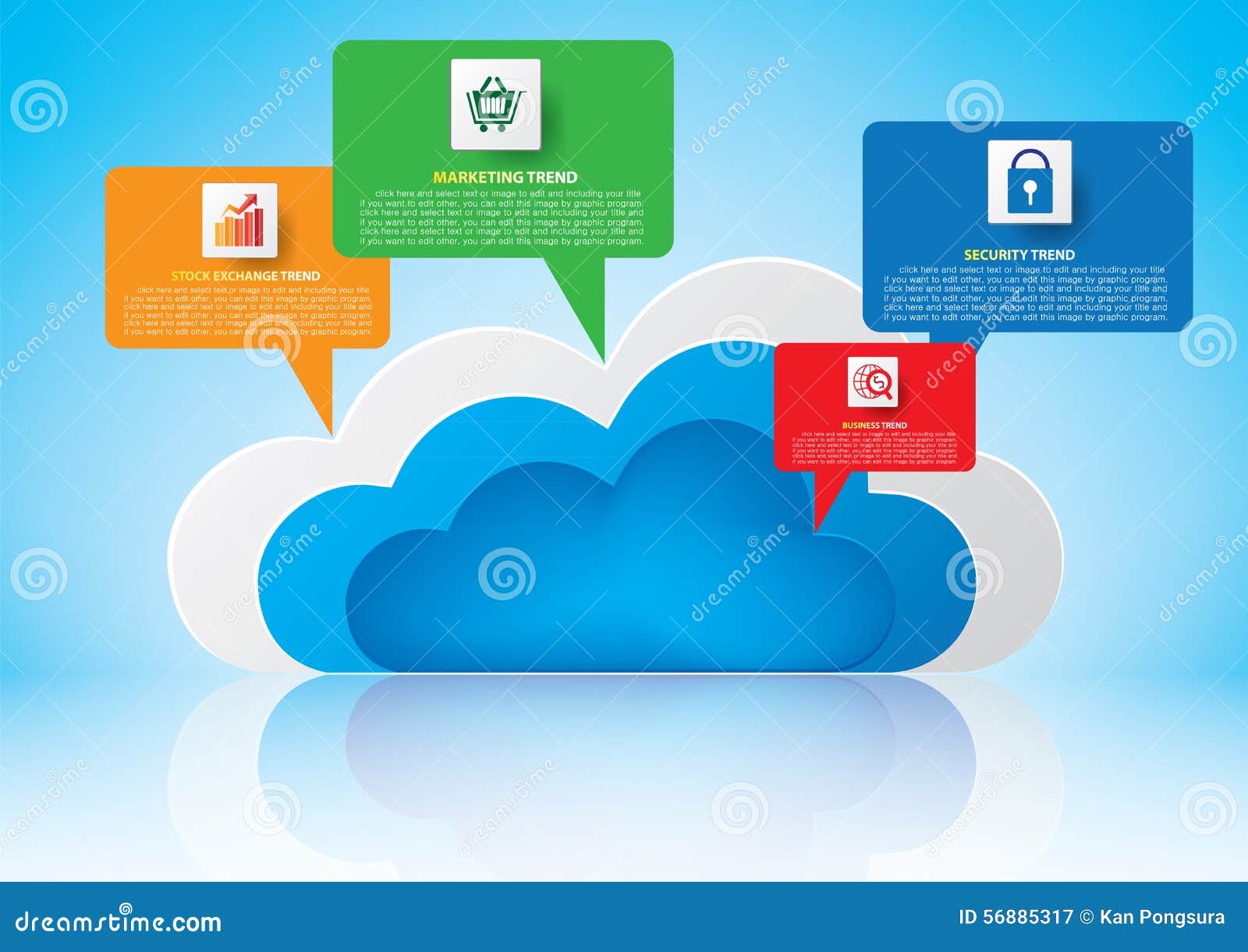 Business Abstract Communication Design Stock Vector - Illustration of ...