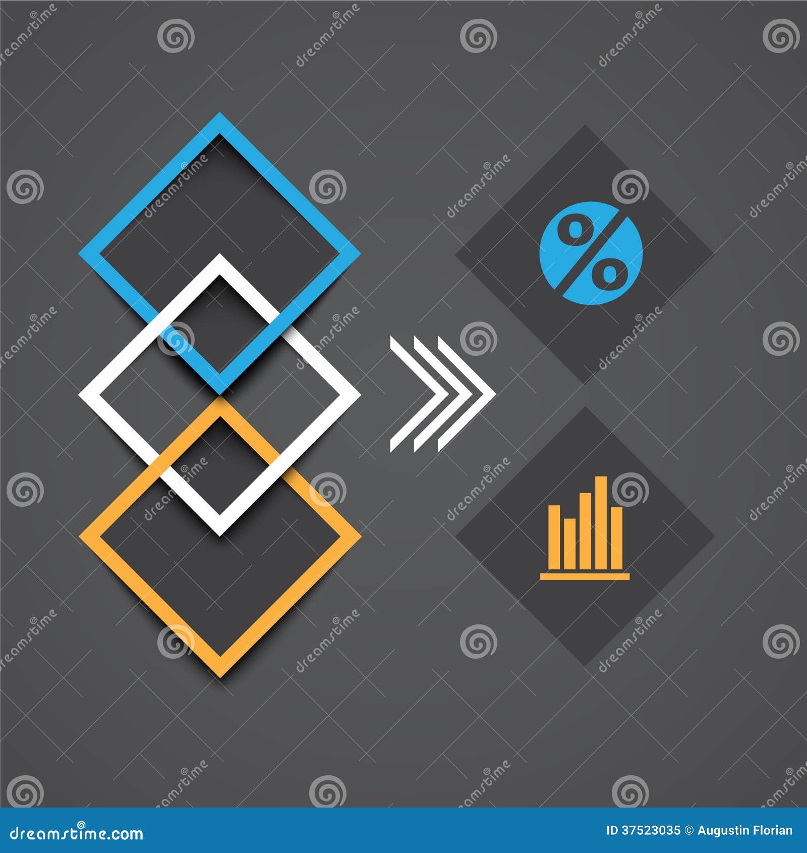 Business abstract signs stock vector. Illustration of banner - 37523035
