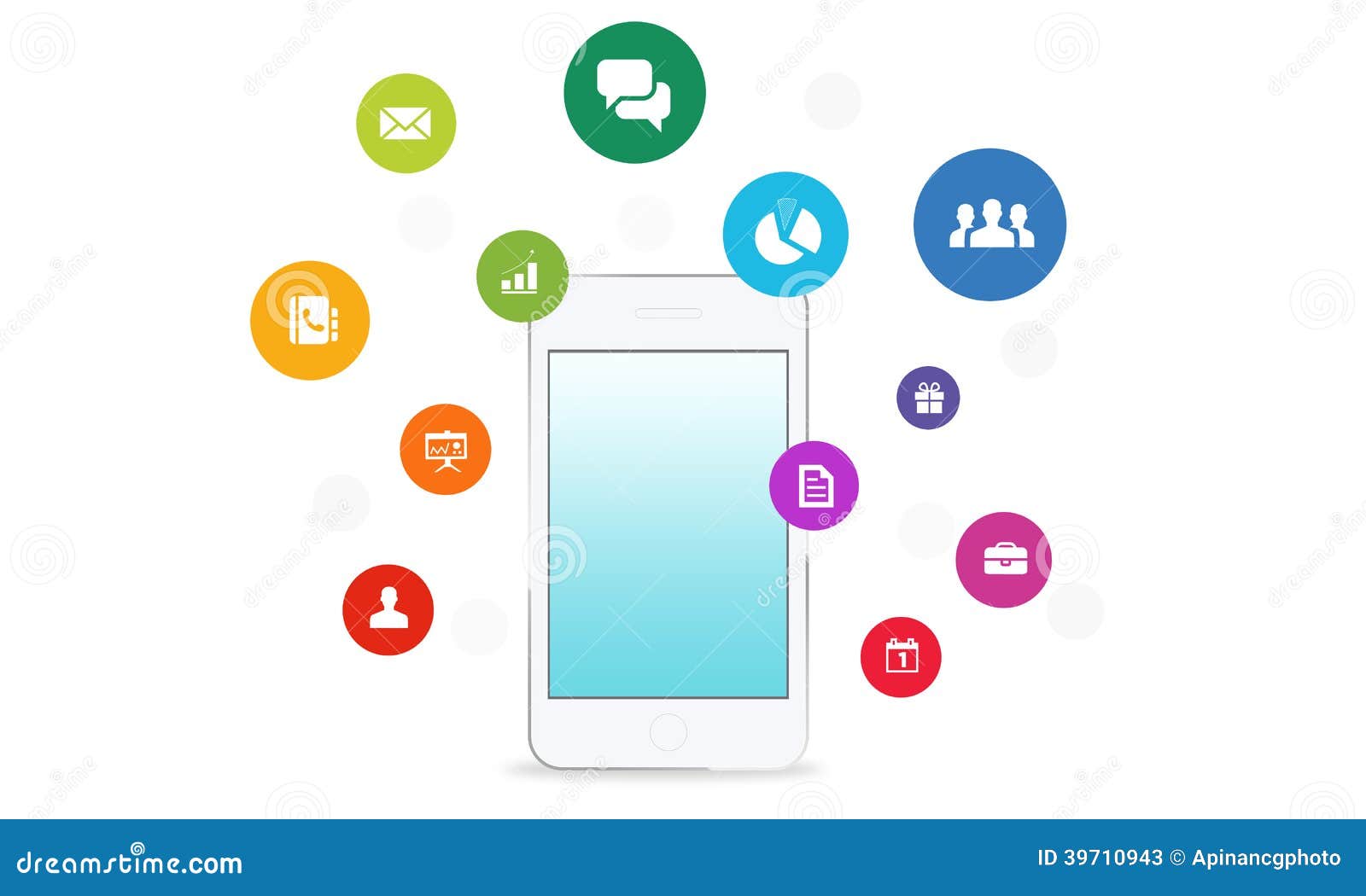 Business Abstract Social Conection Stock Illustration - Illustration of ...