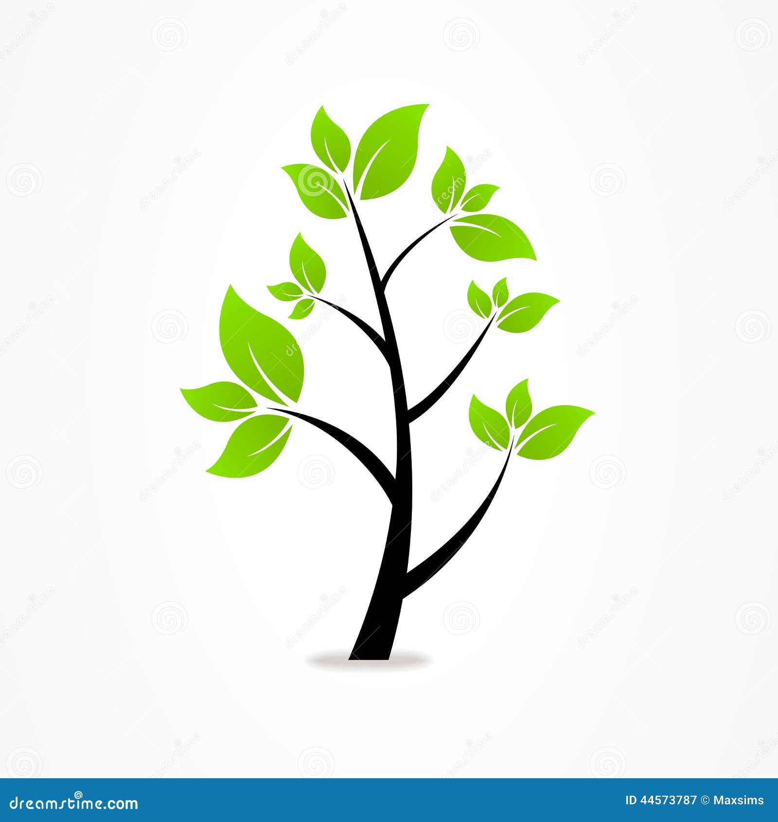Business Abstract Tree Eco Logo Nature Stock Vector - Illustration of ...